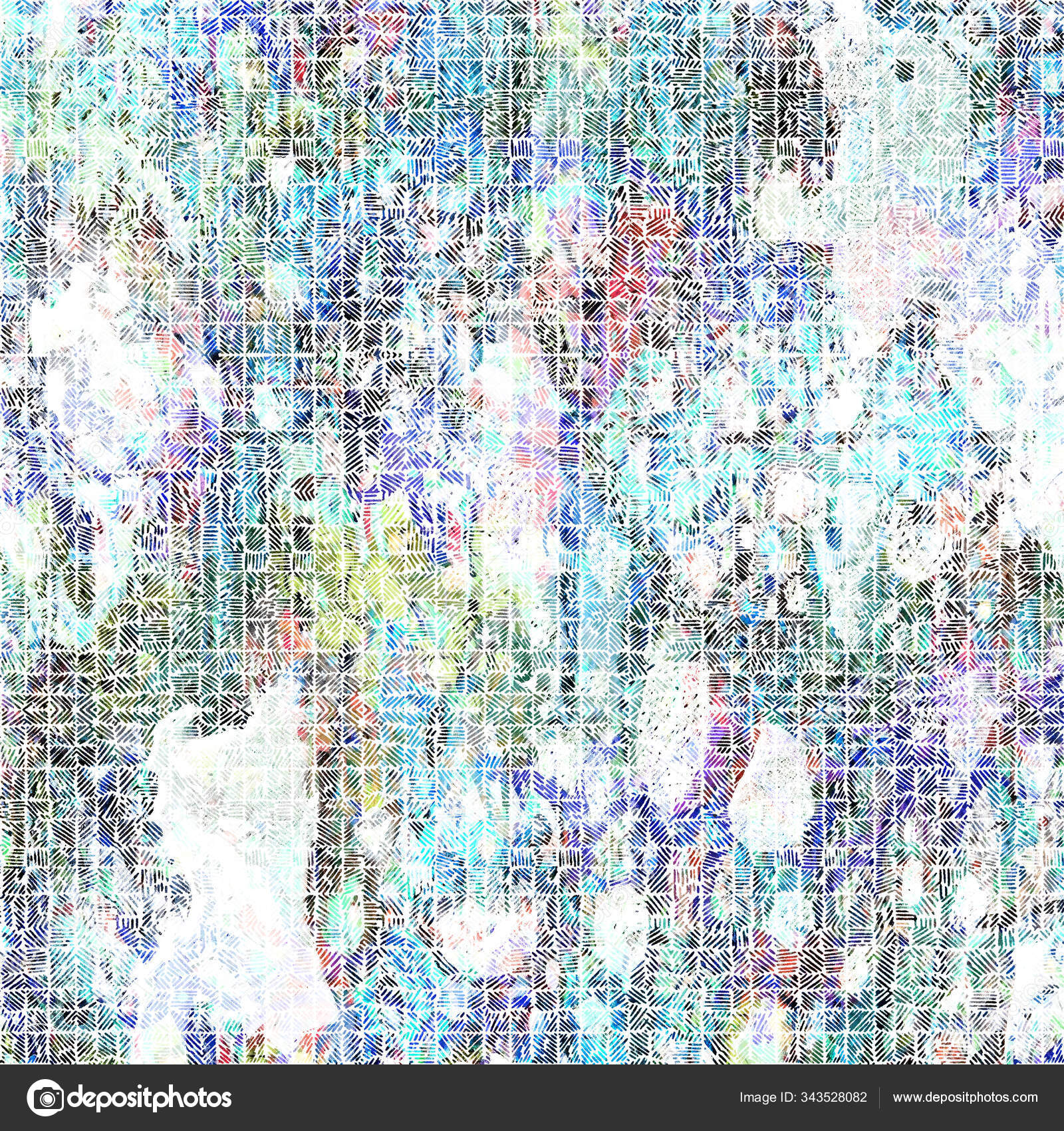 Geometry Repeat Pattern Texture Background Stock Illustration by ...