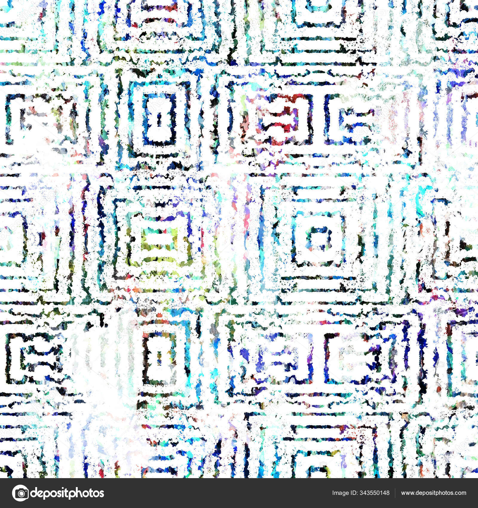 Geometry Repeat Pattern Texture Background Stock Illustration by ...