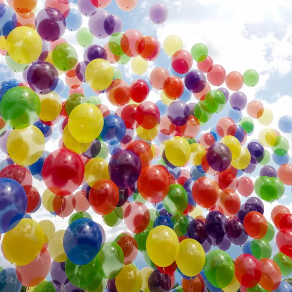Balloons falling | Falling Balloons — Stock Photo © jamesgroup #13481976