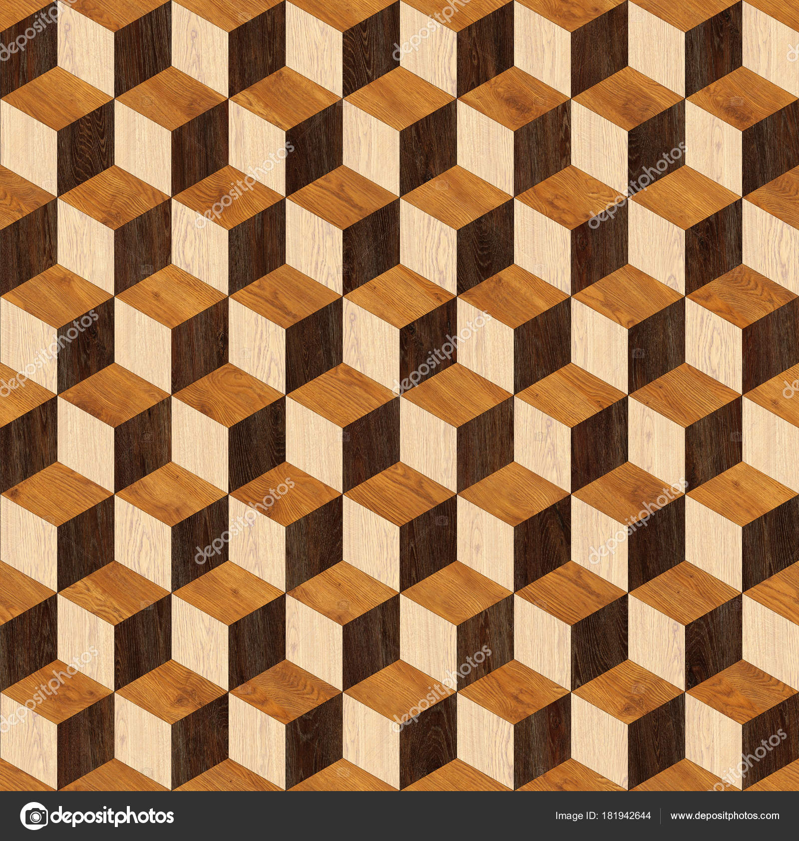 Parquet 3d cube seamless texture Stock Photo by ©rnax 181942644