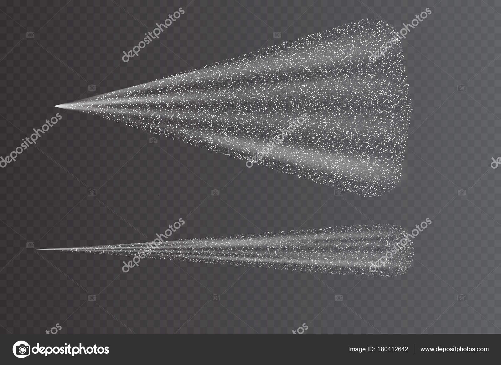 Realistic Water Spray Mist Isolated Transparent Background Vector ...