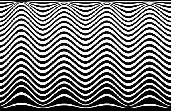 Repeating monochrome 3D wave line pattern Stock Vector Image by ...