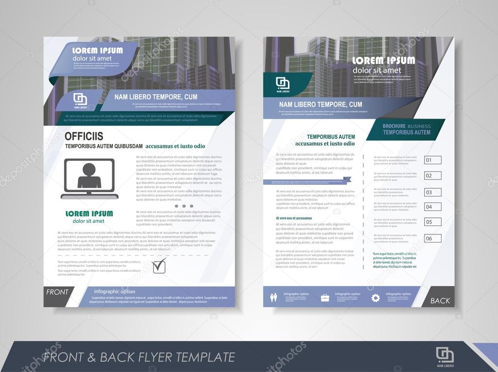 Presentation flyer design Stock Vector Image by ©stekloduv #127161012