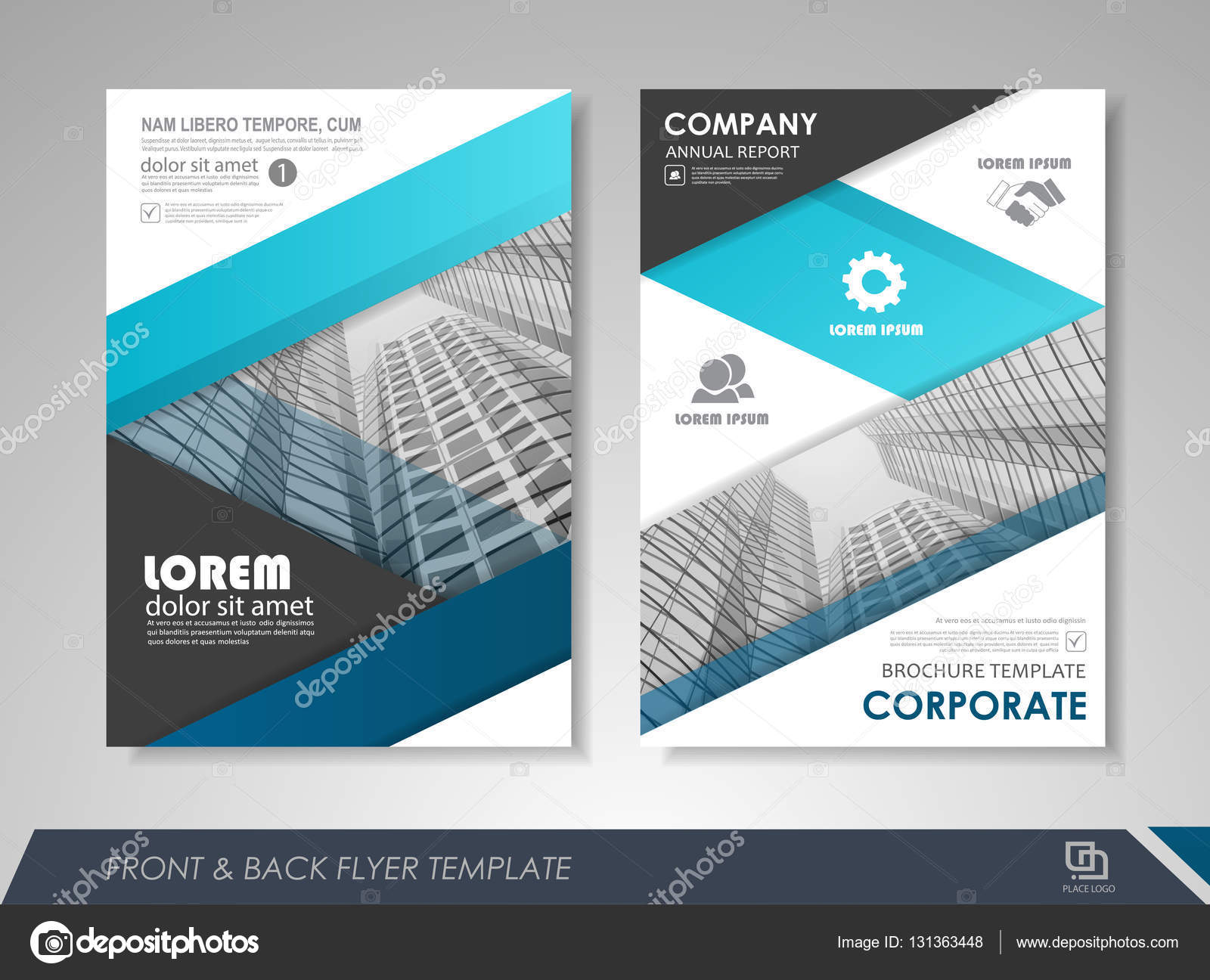 Flyer presentation template Stock Vector by ©stekloduv 131363448