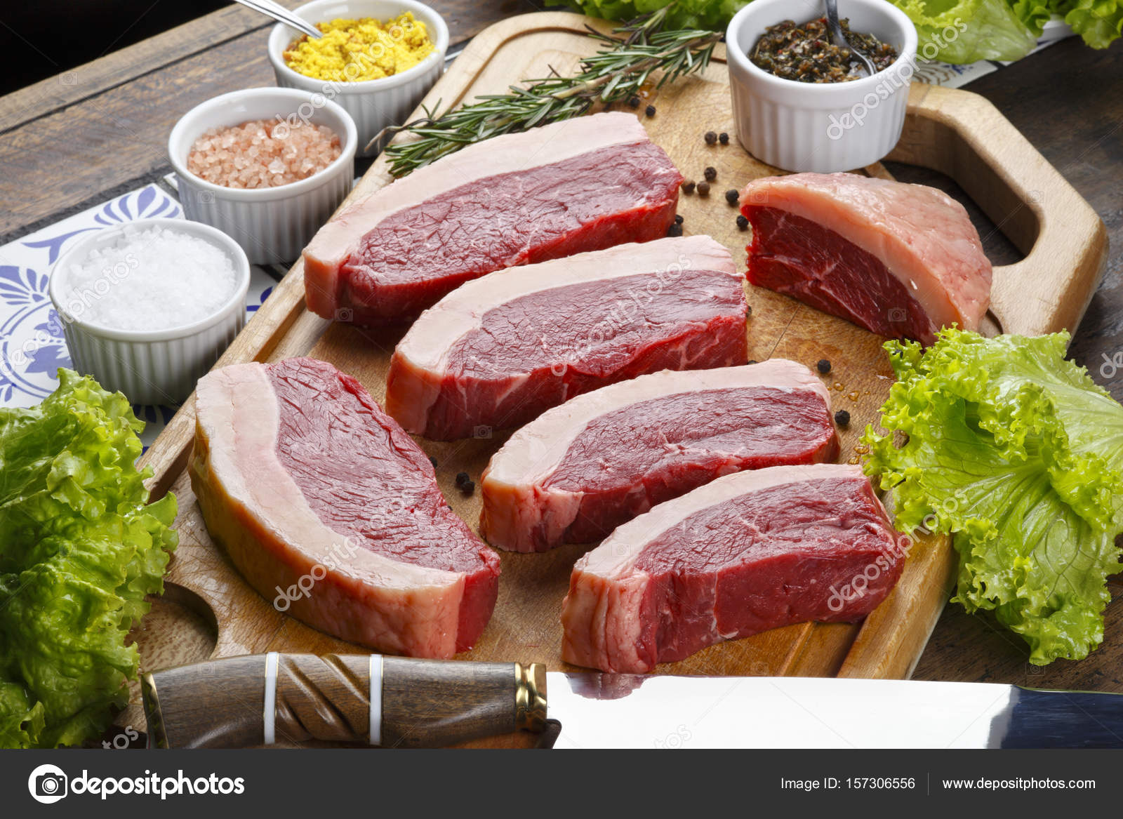 Raw Filet Steak meat — Stock Photo © rocharibeiro #157306556