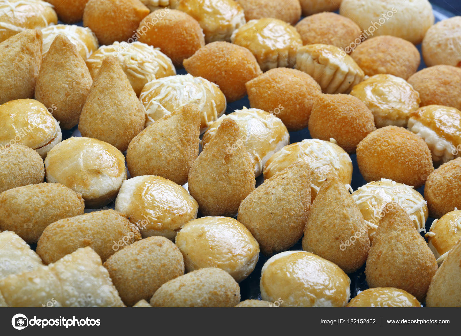 Various Typical Brazilian Small Savory Snacks — Stock Photo ...