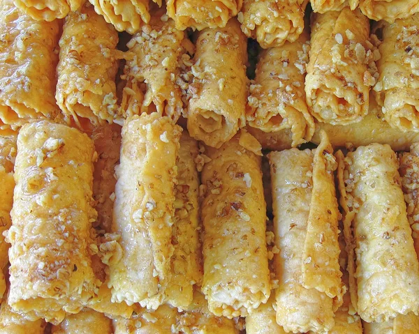 Diples (honey rolls) greek dessert — Stock Photo © LavraG #3016446