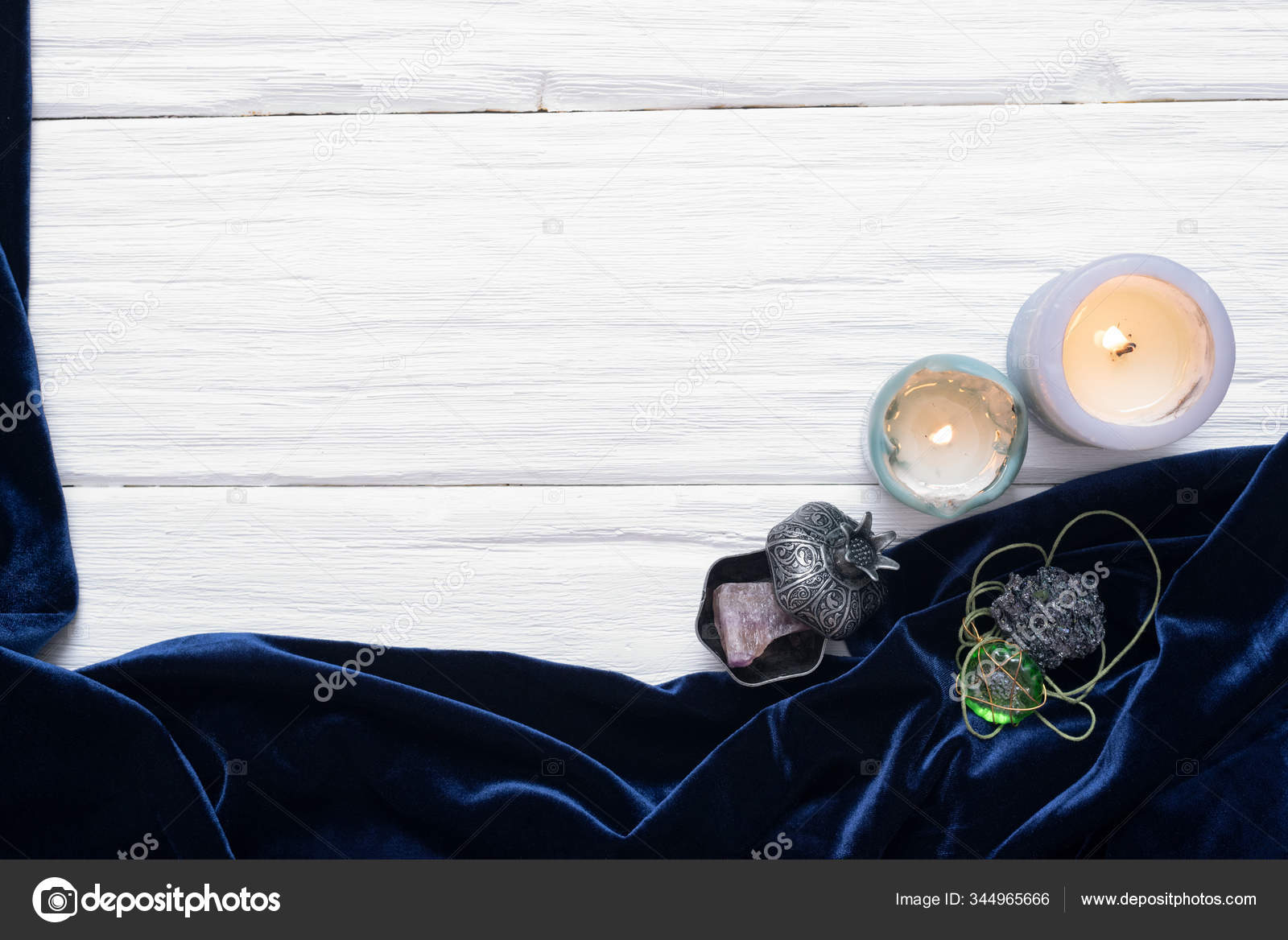 Magic Table Flat Lay Background Copy Space Stock Photo by ©iskrinka1986 ...