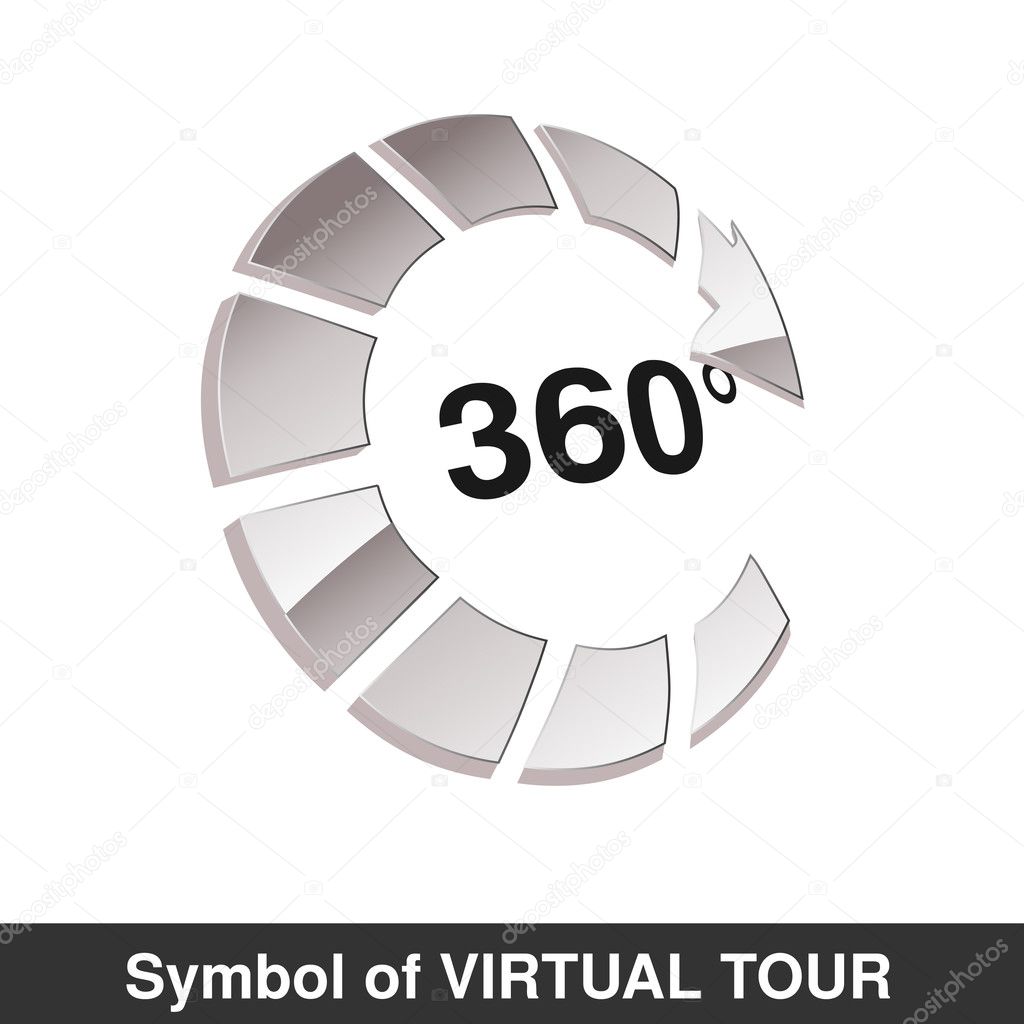 Symbol for virtual tour Stock Vector by ©Rena_Design 126073958