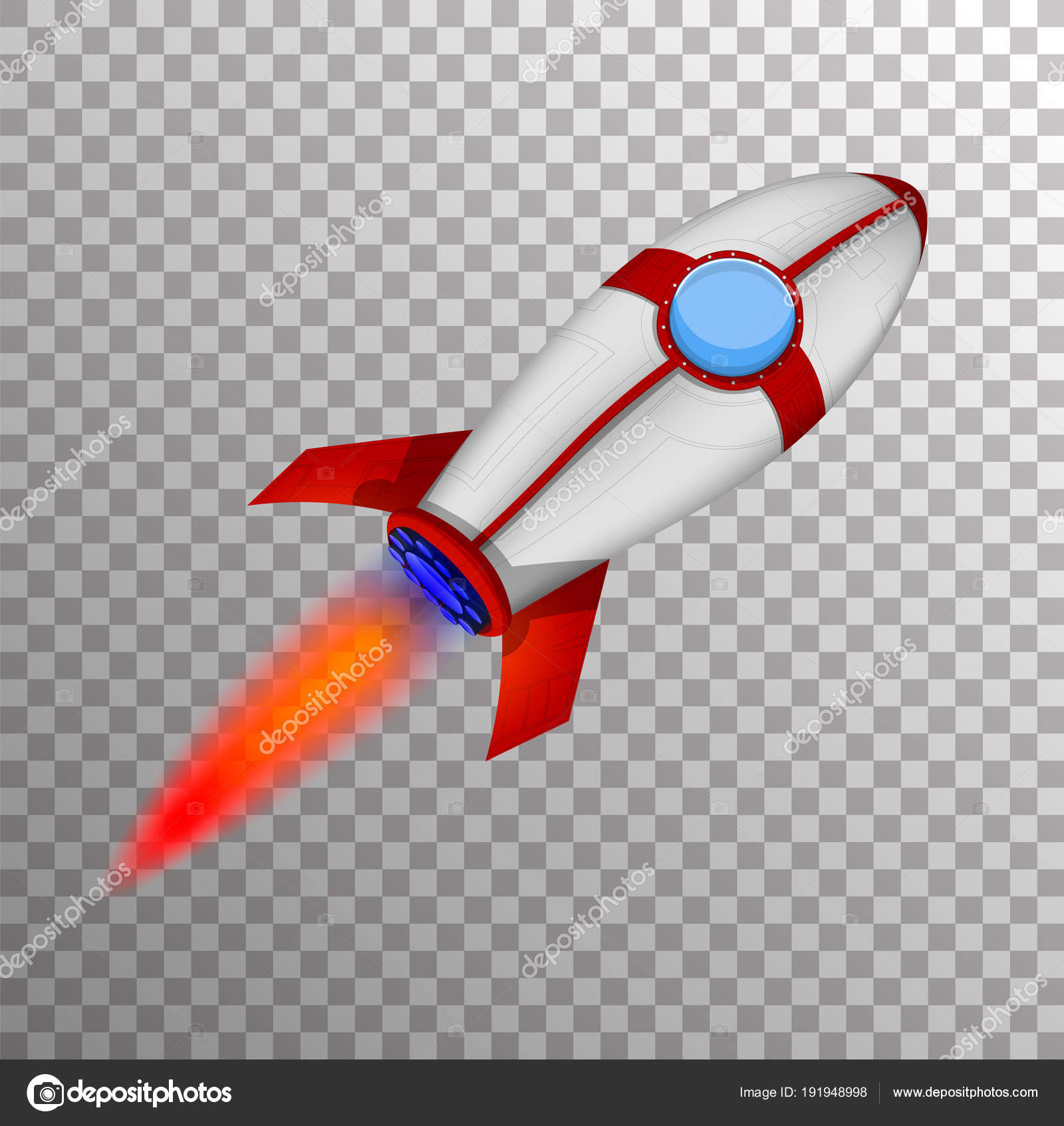 Animated Rocket Ship