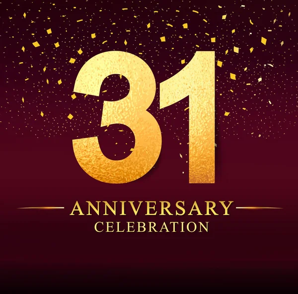 31 years anniversary Vector Art Stock Images | Depositphotos