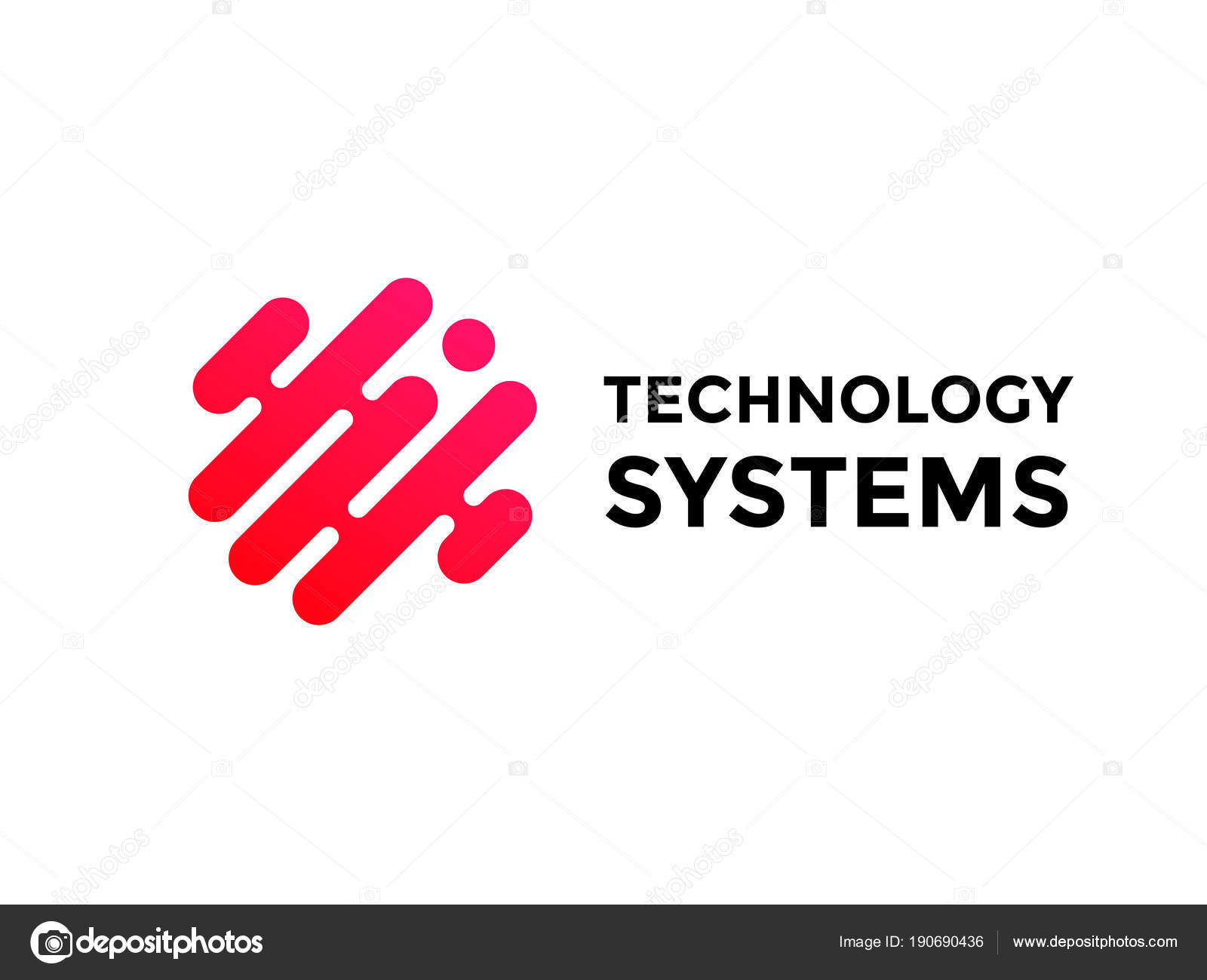Technology logo simple tech design. Vector creative abstract circle ...