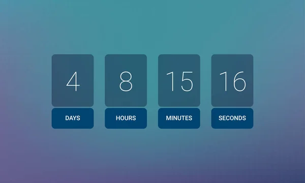 Countdown clock flip counter vector digital timer Stock Vector by ©avector 191734268