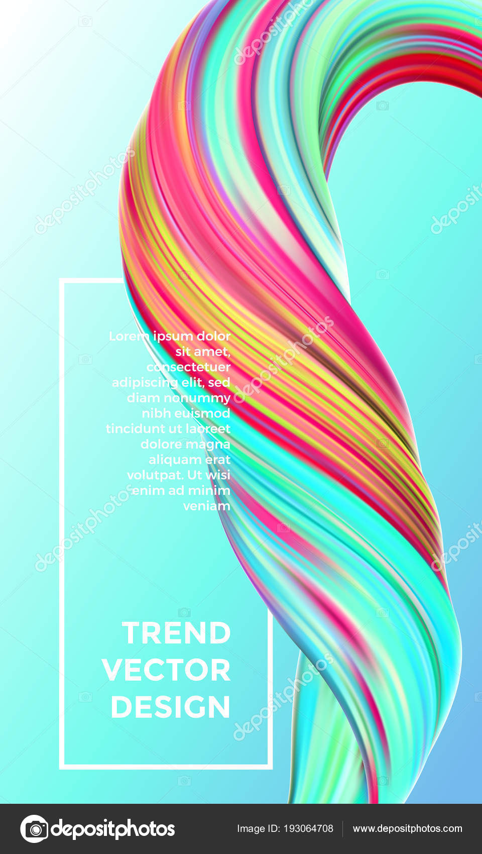Vector gradient painting abstract paint background Stock Vector by ...