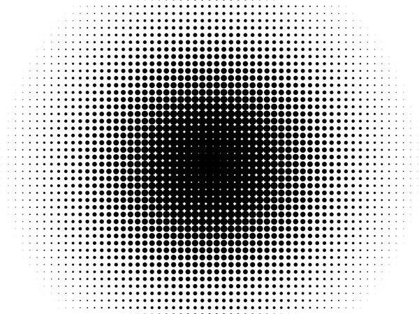 Radial halftone pattern texture vector background — Stock Vector ...