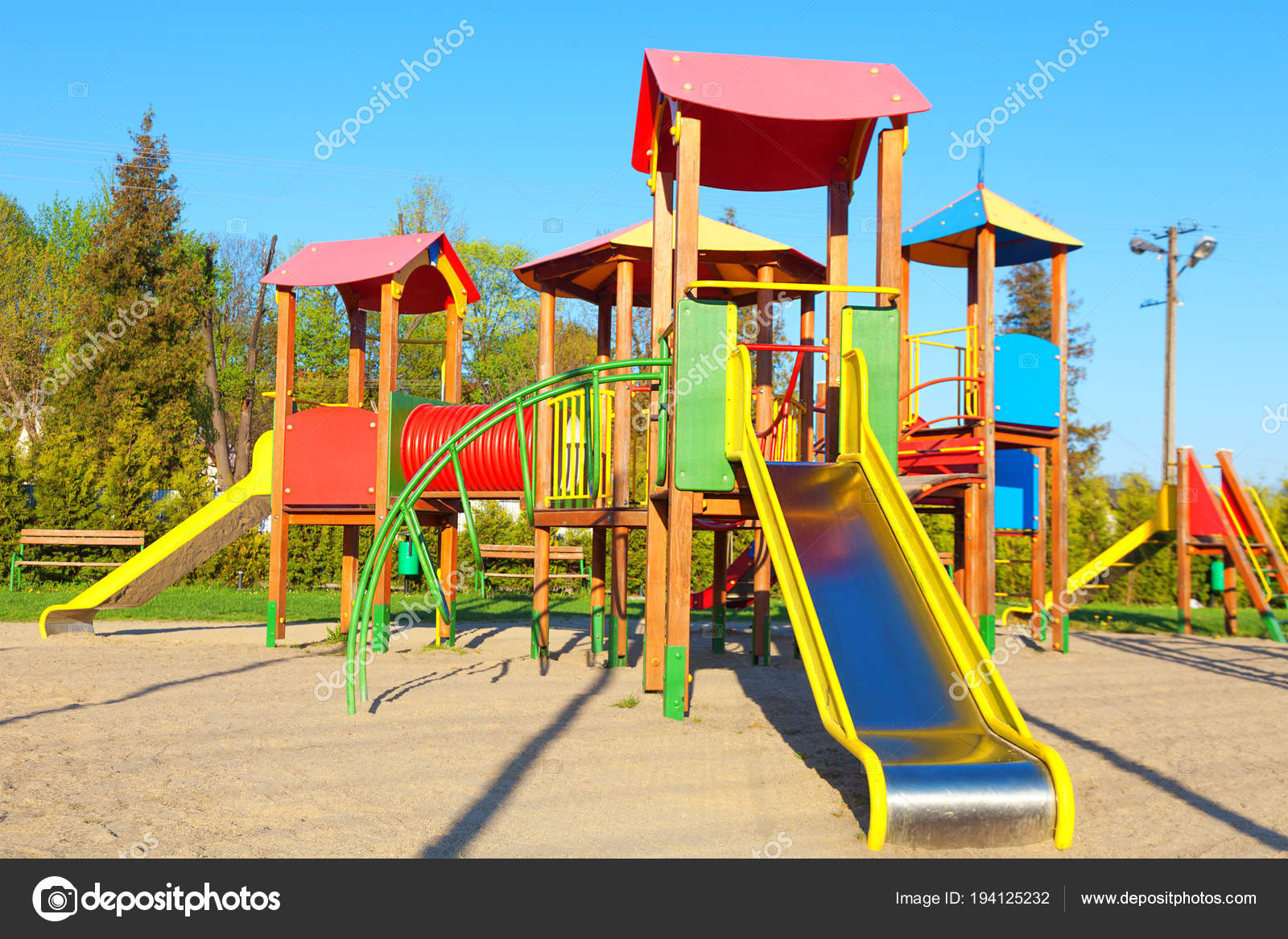 Children's play area — Stock Photo © charmphoto #194125232 Children's play area — Stock Photo © charmphoto #194125232