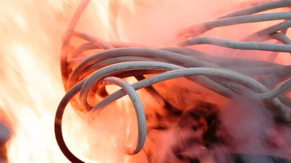 Firing wire in fire - Stock Image - Everypixel