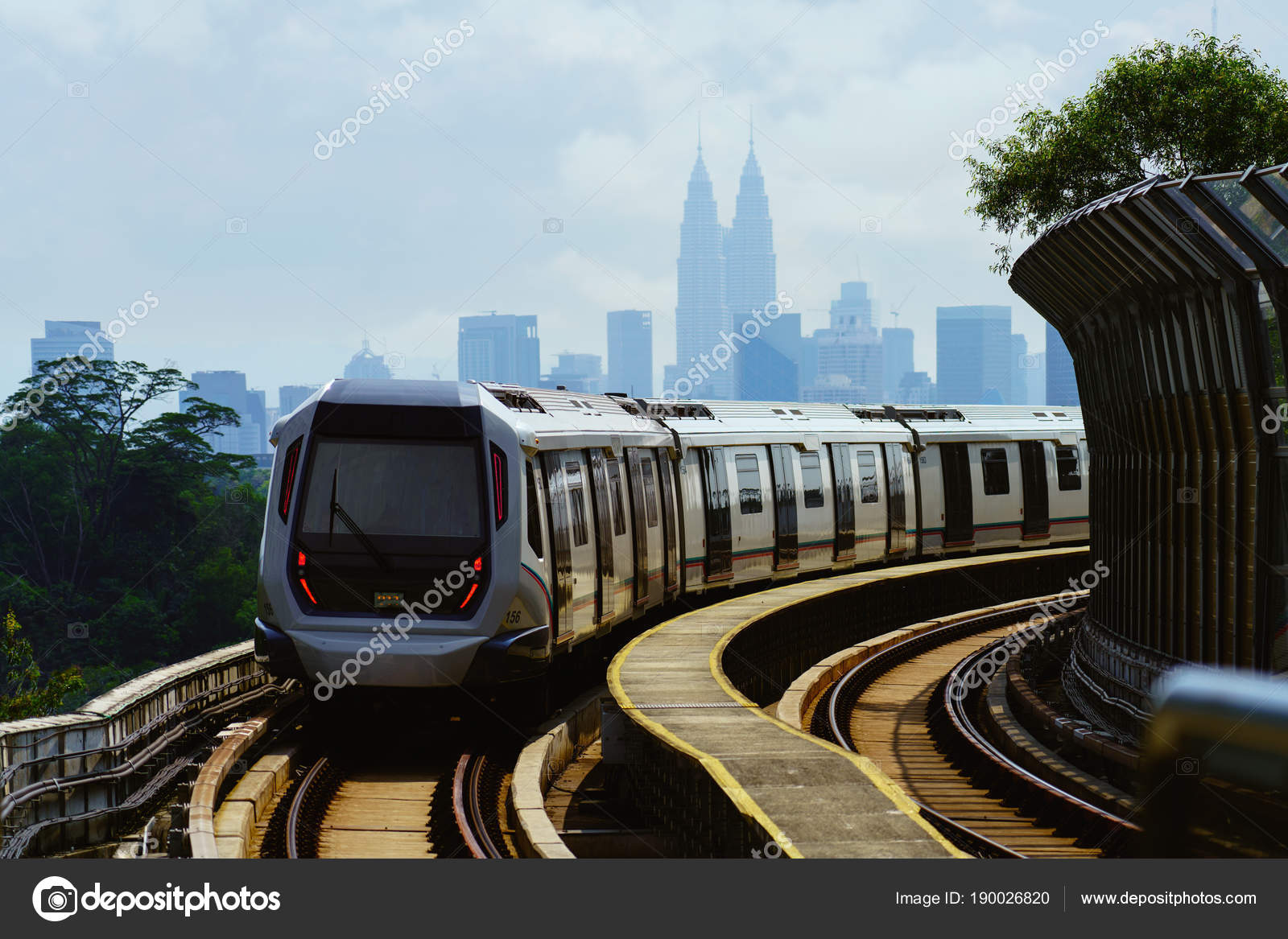 Malaysia MRT mass rapid transit train Stock Photo by ©pat138241 190026820