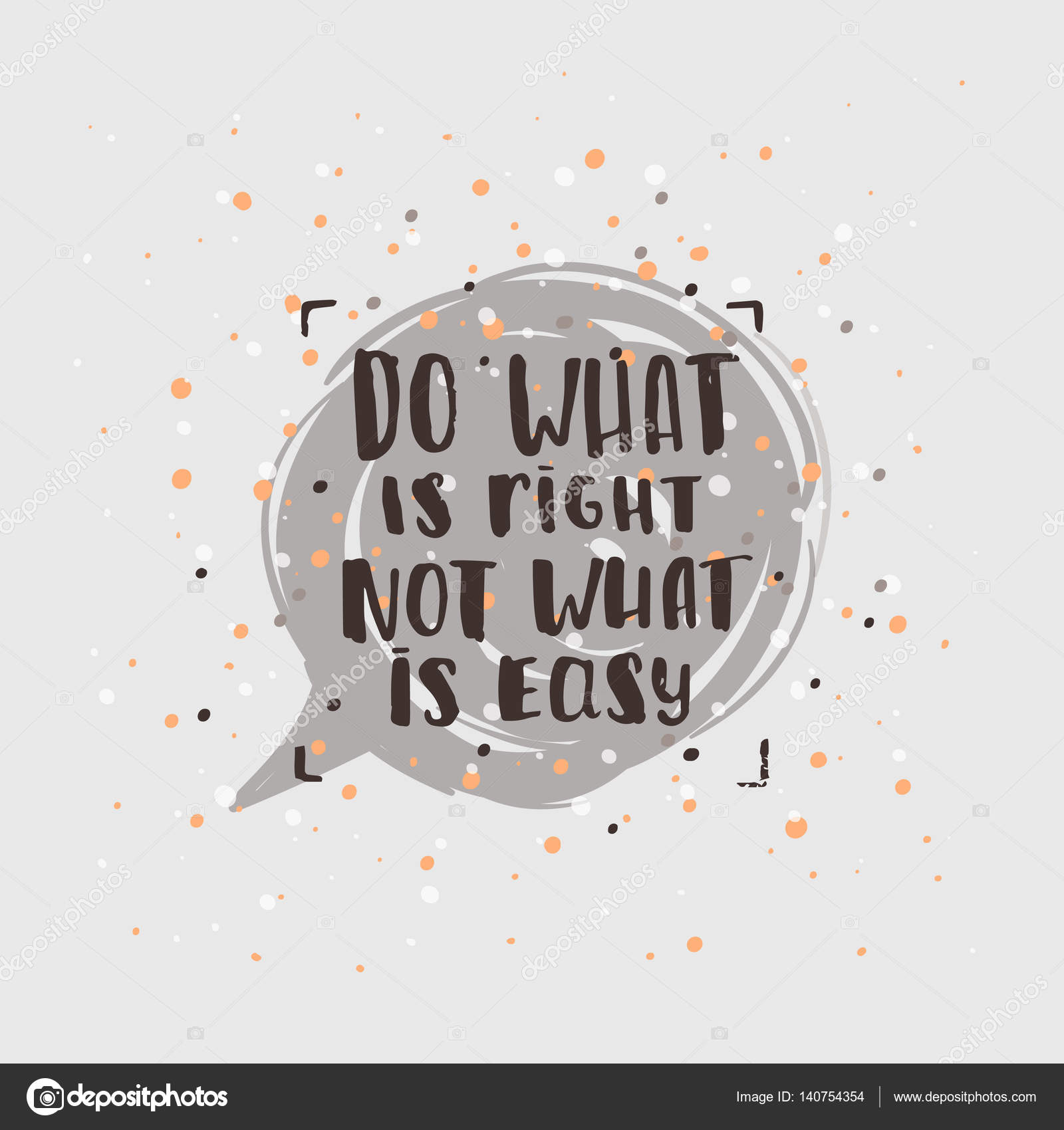 Hand drawn calligraphy. Template post card. concept handwritten ...