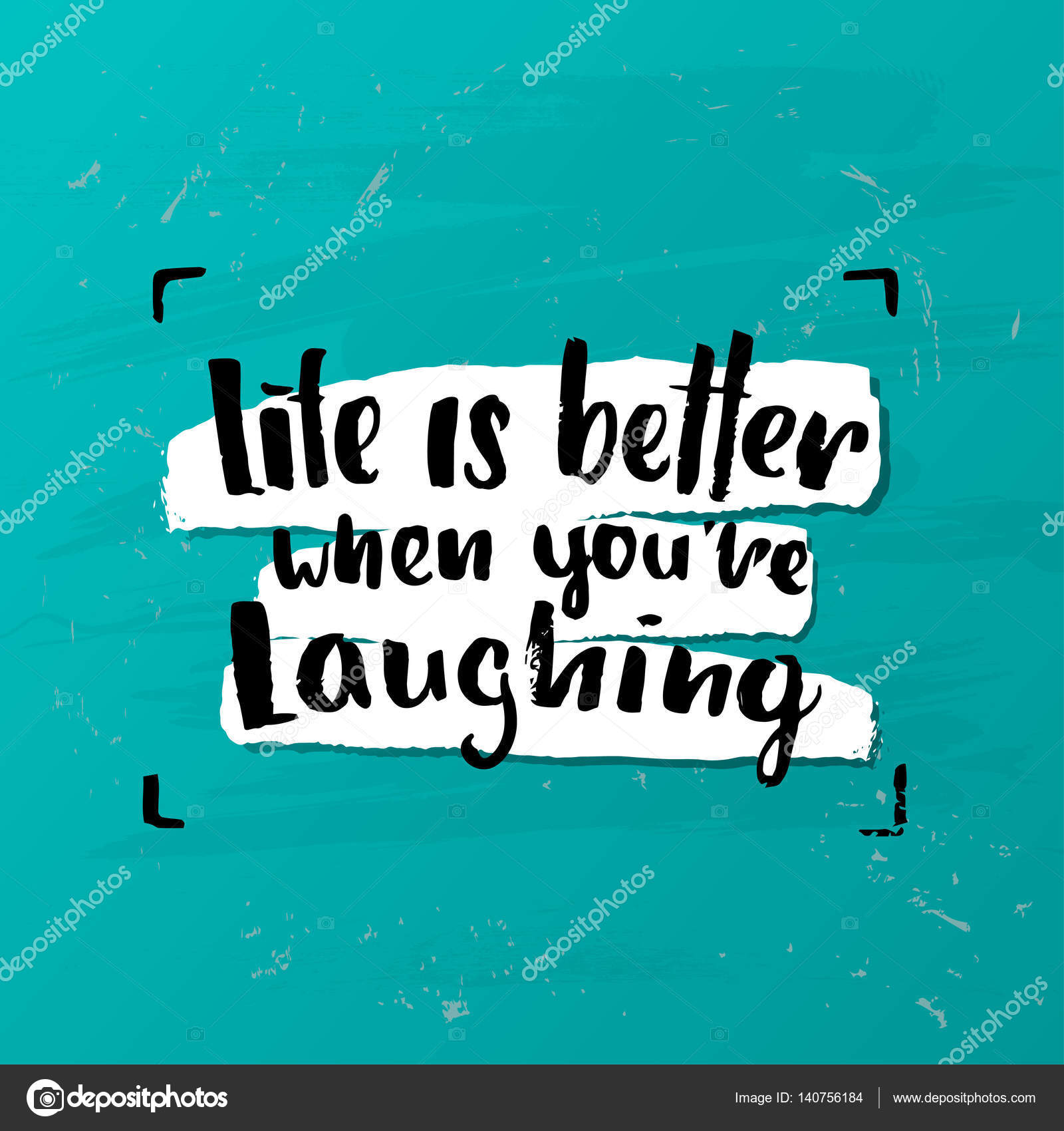 Trendy lettering poster. Hand drawn calligraphy. concept handwritten ...