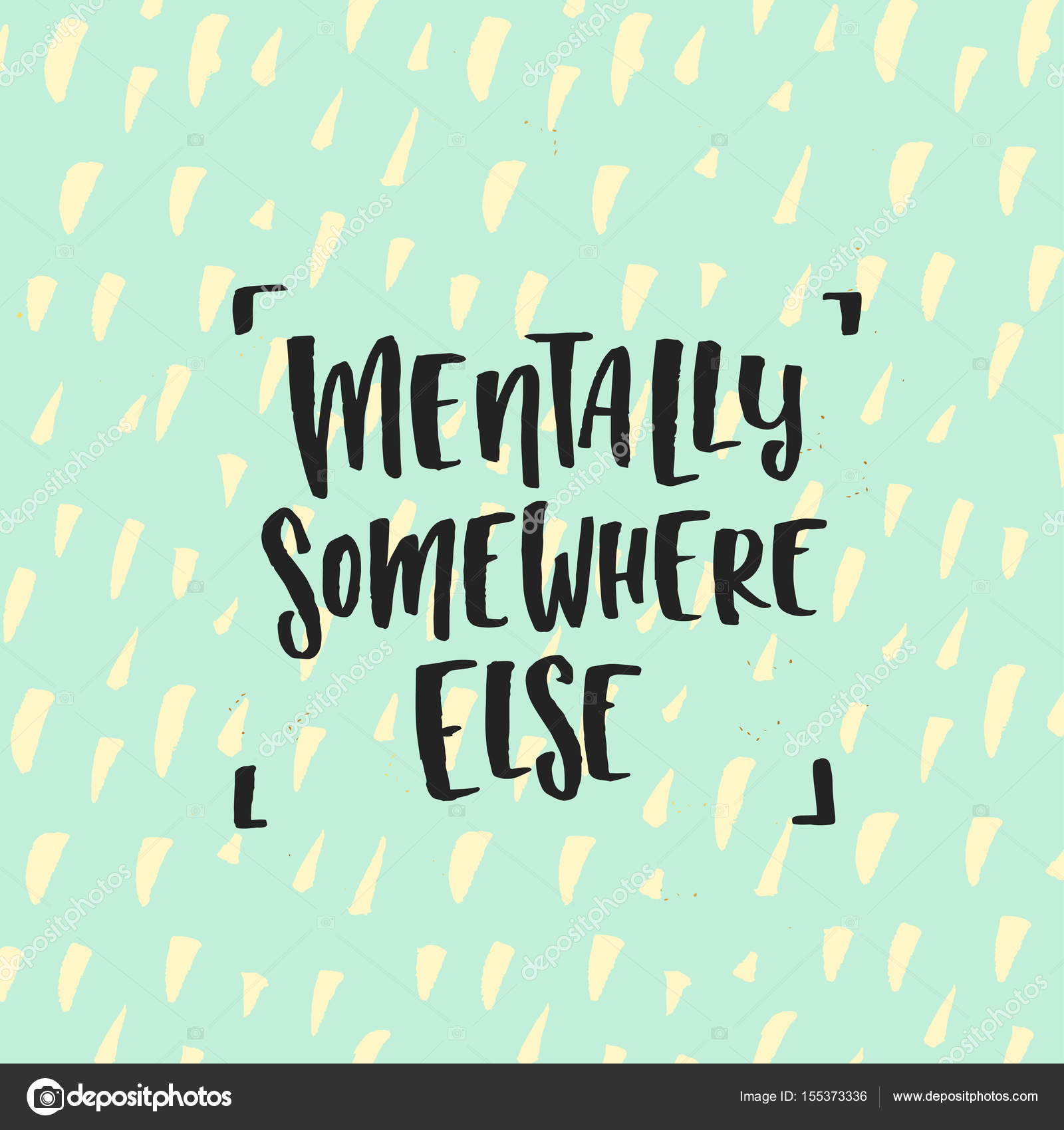 Trendy hand lettering poster. Stock Vector by ©wywenka 155373336