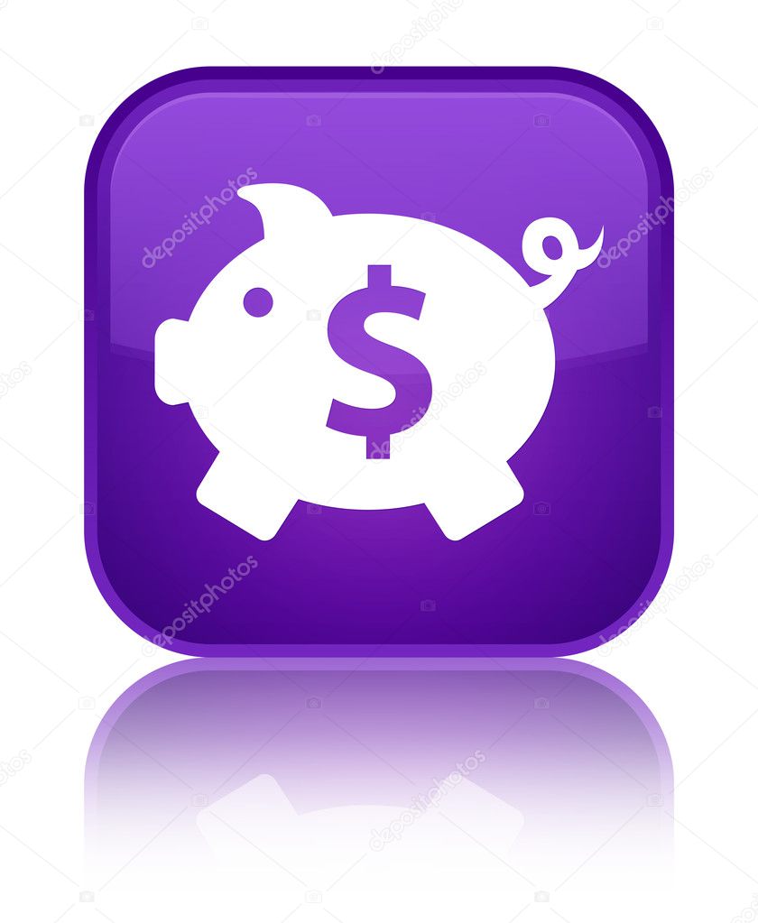 Purple Piggy Bank