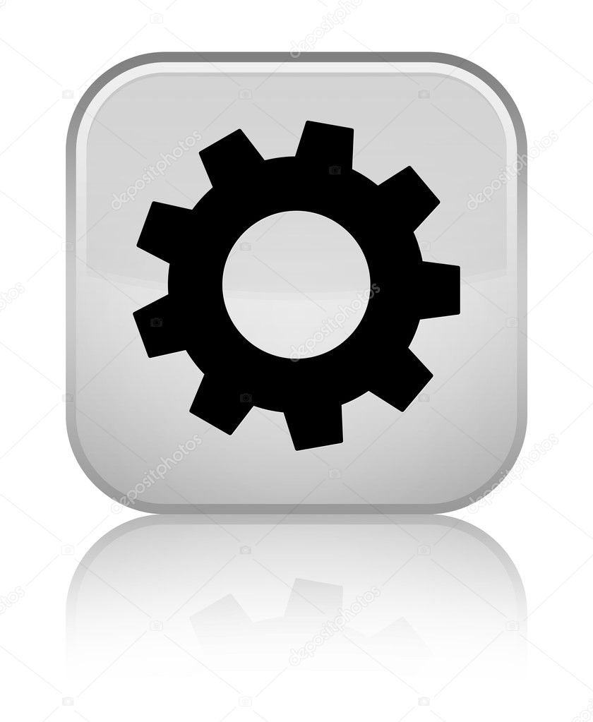 Process icon shiny white square button — Stock Photo © FR_Design #127181252 Process icon shiny white square button — Stock Photo © FR_Design #127181252