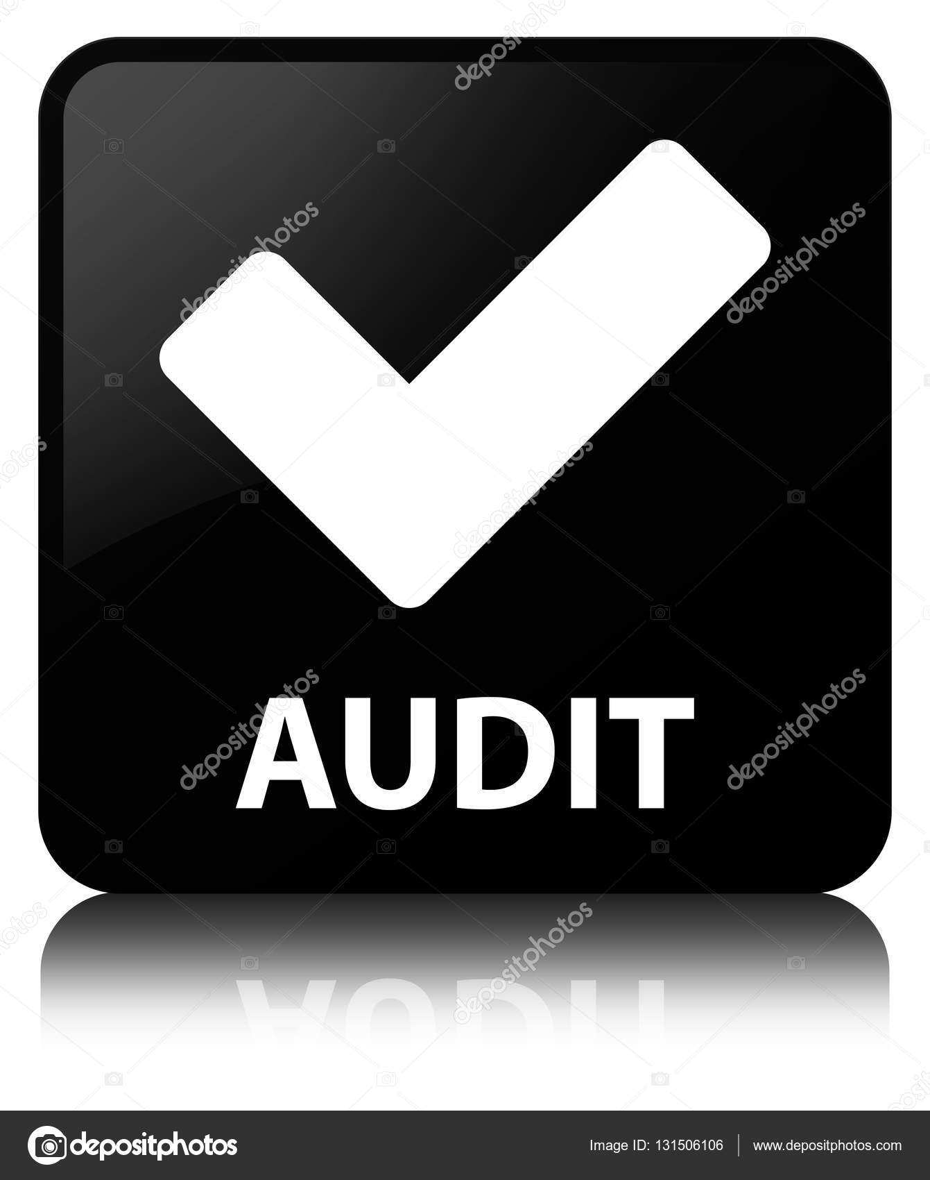 Audit (validate icon) black square button — Stock Photo © FR_Design ... Audit (validate icon) black square button — Stock Photo © FR_Design ...