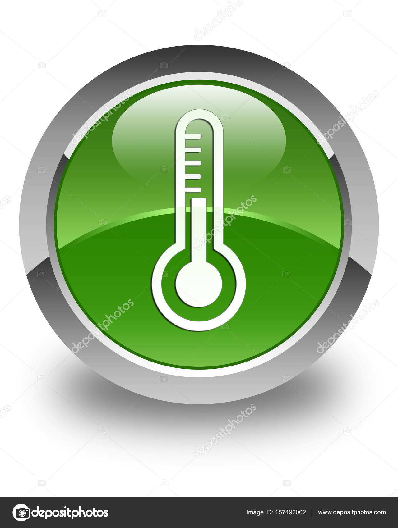 Thermometer icon glossy soft green round button — Stock Photo © FR ... Thermometer icon glossy soft green round button — Stock Photo © FR ...