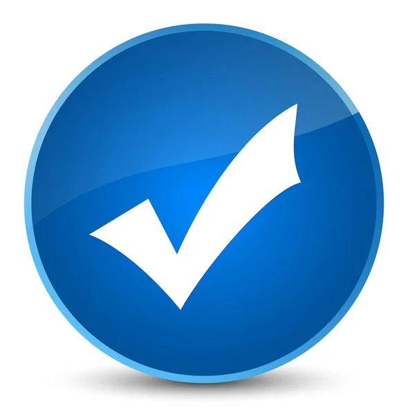 Icône de validation élégant bouton rond vert doux image libre de droit ...