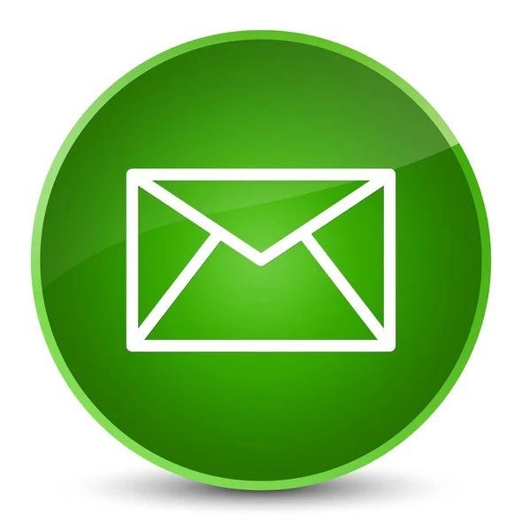 Email icon elegant green round button - Stock Image - Everypixel