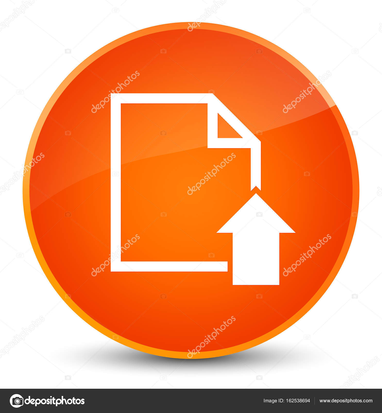 Upload document icon elegant orange round button — Stock Photo © FR ... Upload document icon elegant orange round button — Stock Photo © FR ...