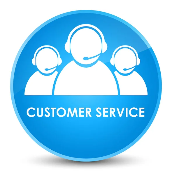 Customer service (team icon) elegant red round button — Stock Photo ...
