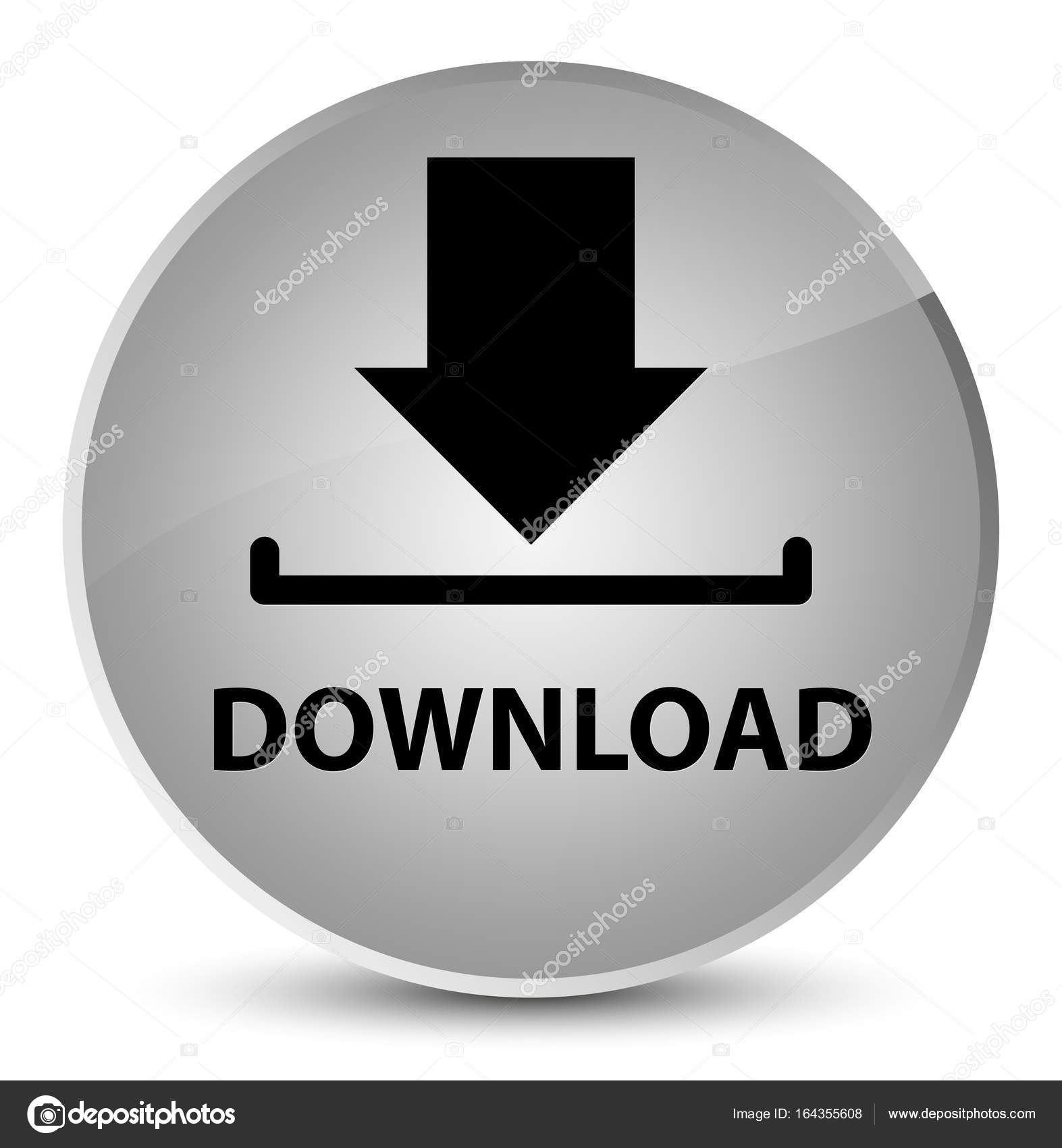 Download elegant white round button — Stock Photo © FR_Design #164355608