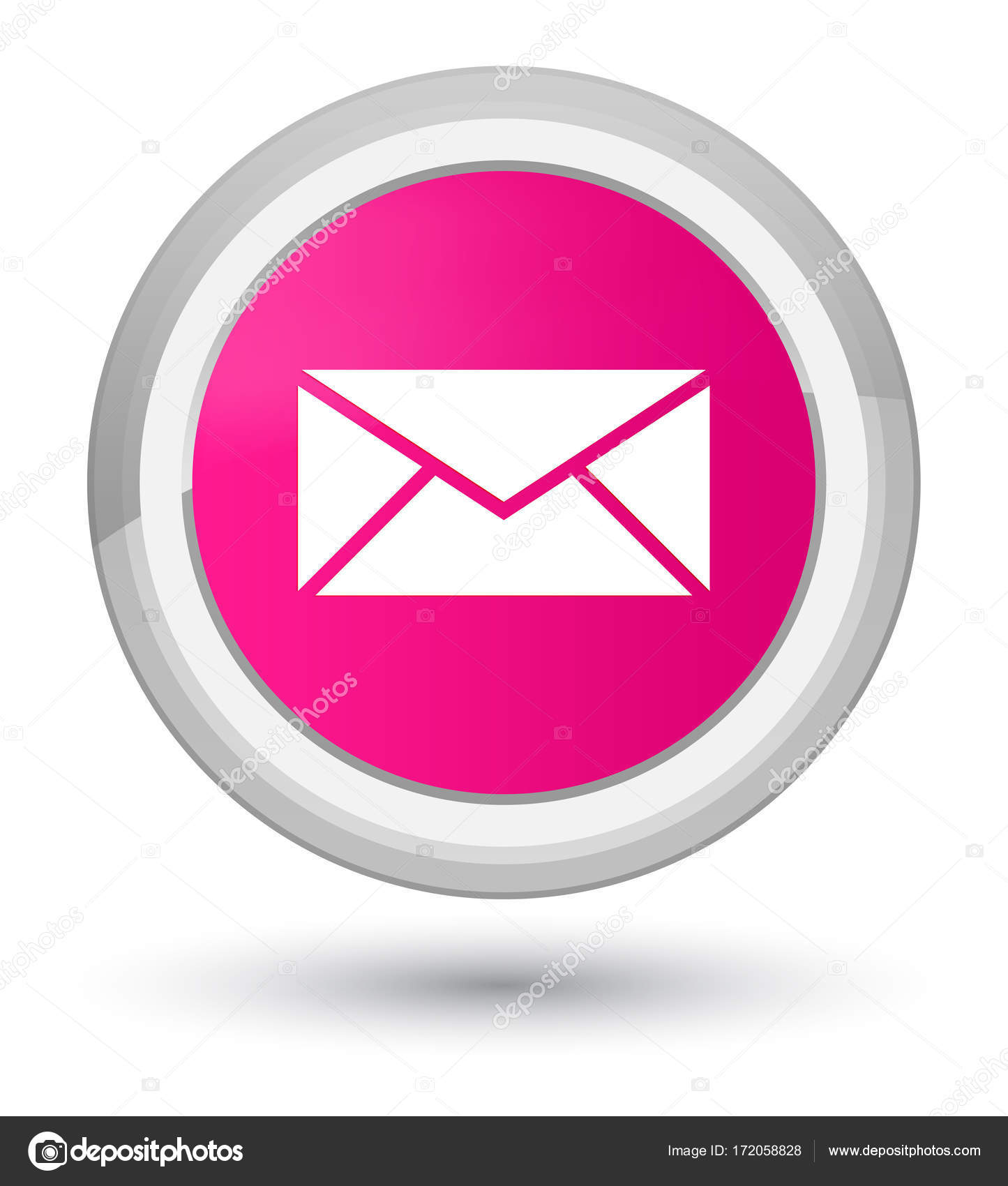 Email icon prime pink round button — Stock Photo © FR_Design #172058828
