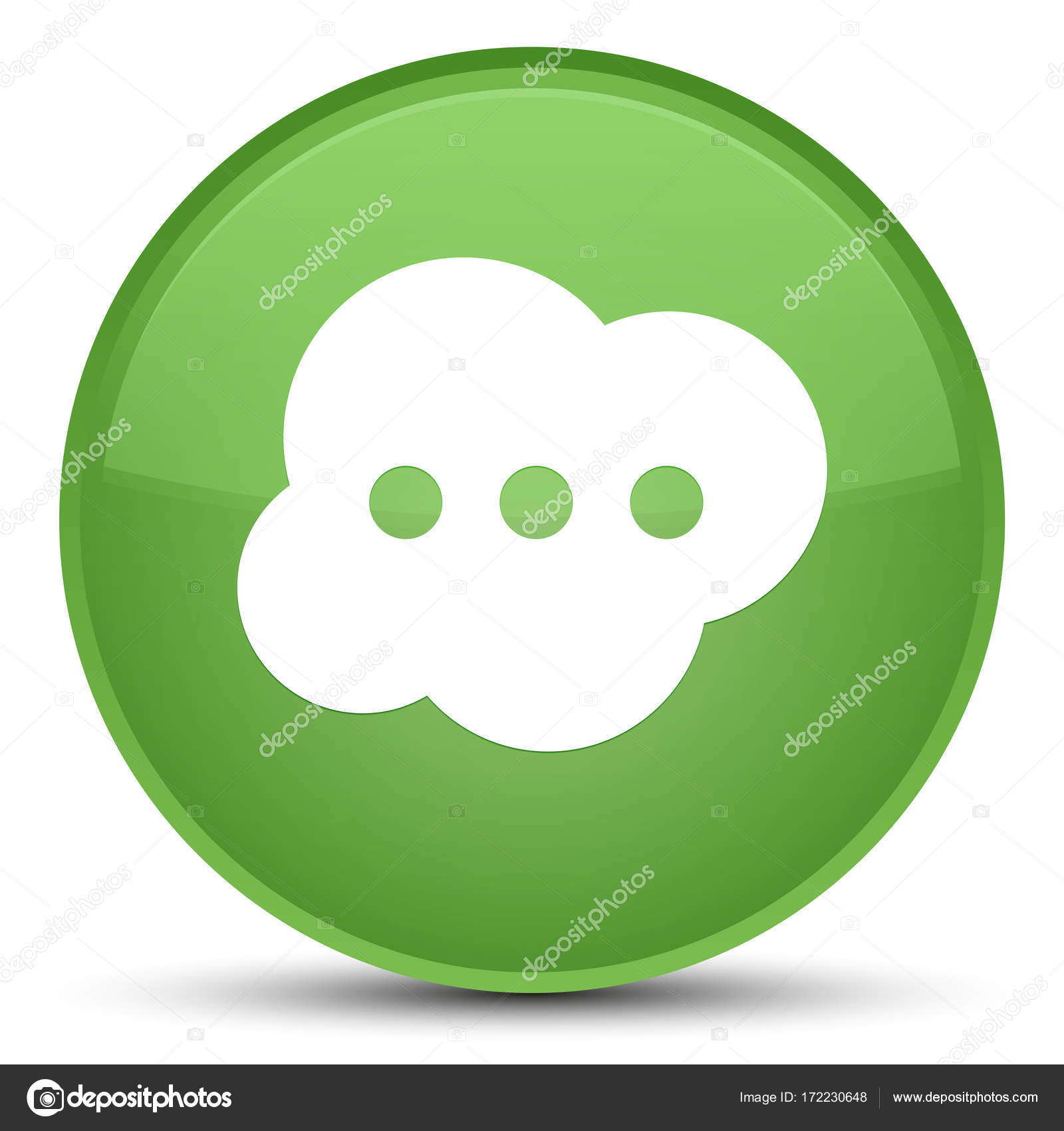 Brain icon special soft green round button — Stock Photo © FR_Design ...