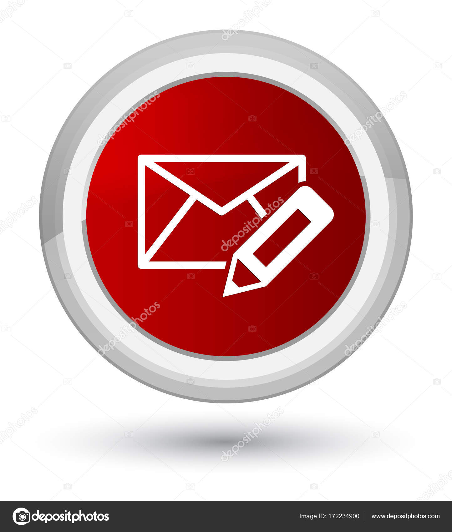 Red Email Button