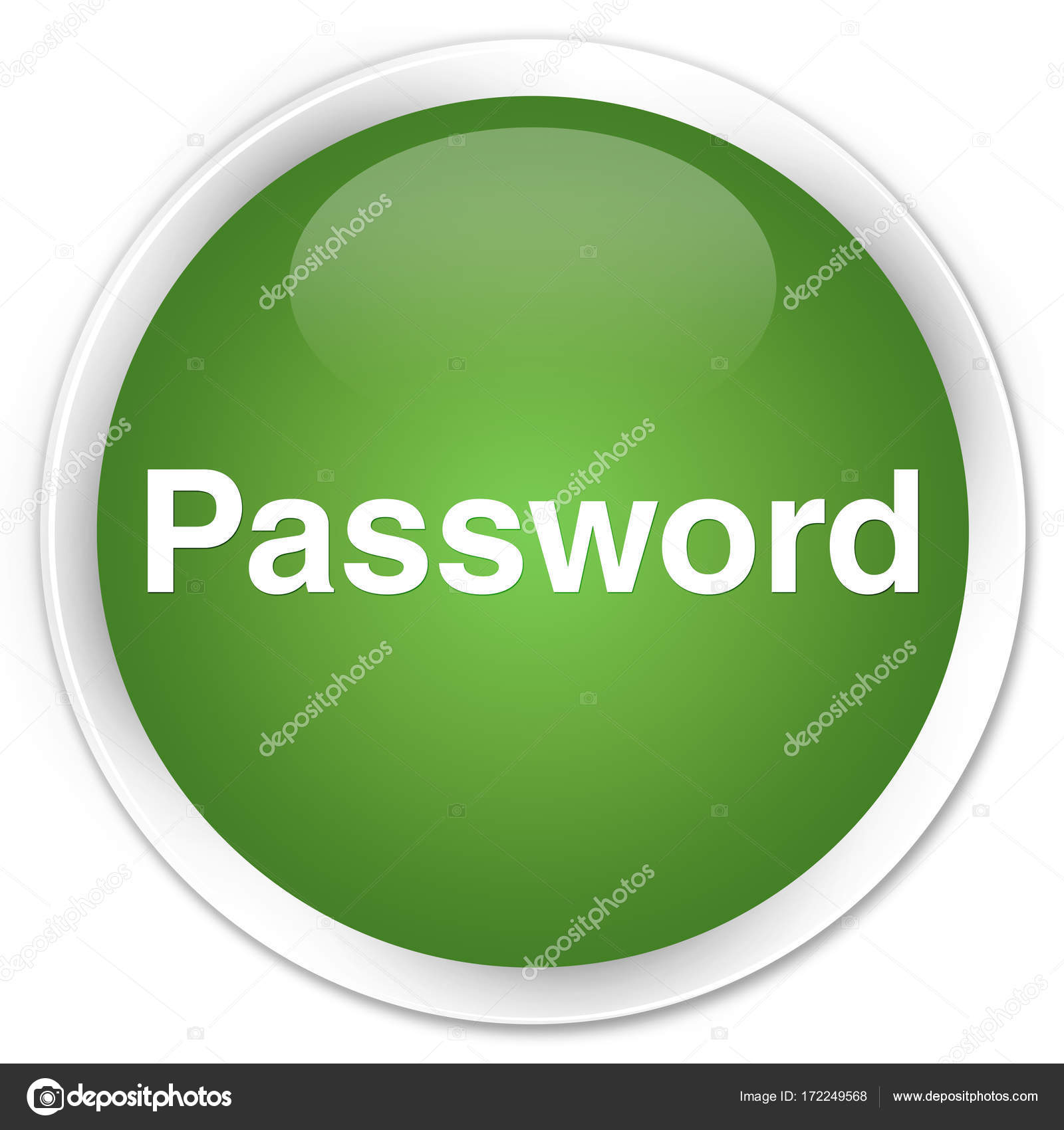 Password premium soft green round button — Stock Photo © FR_Design ...