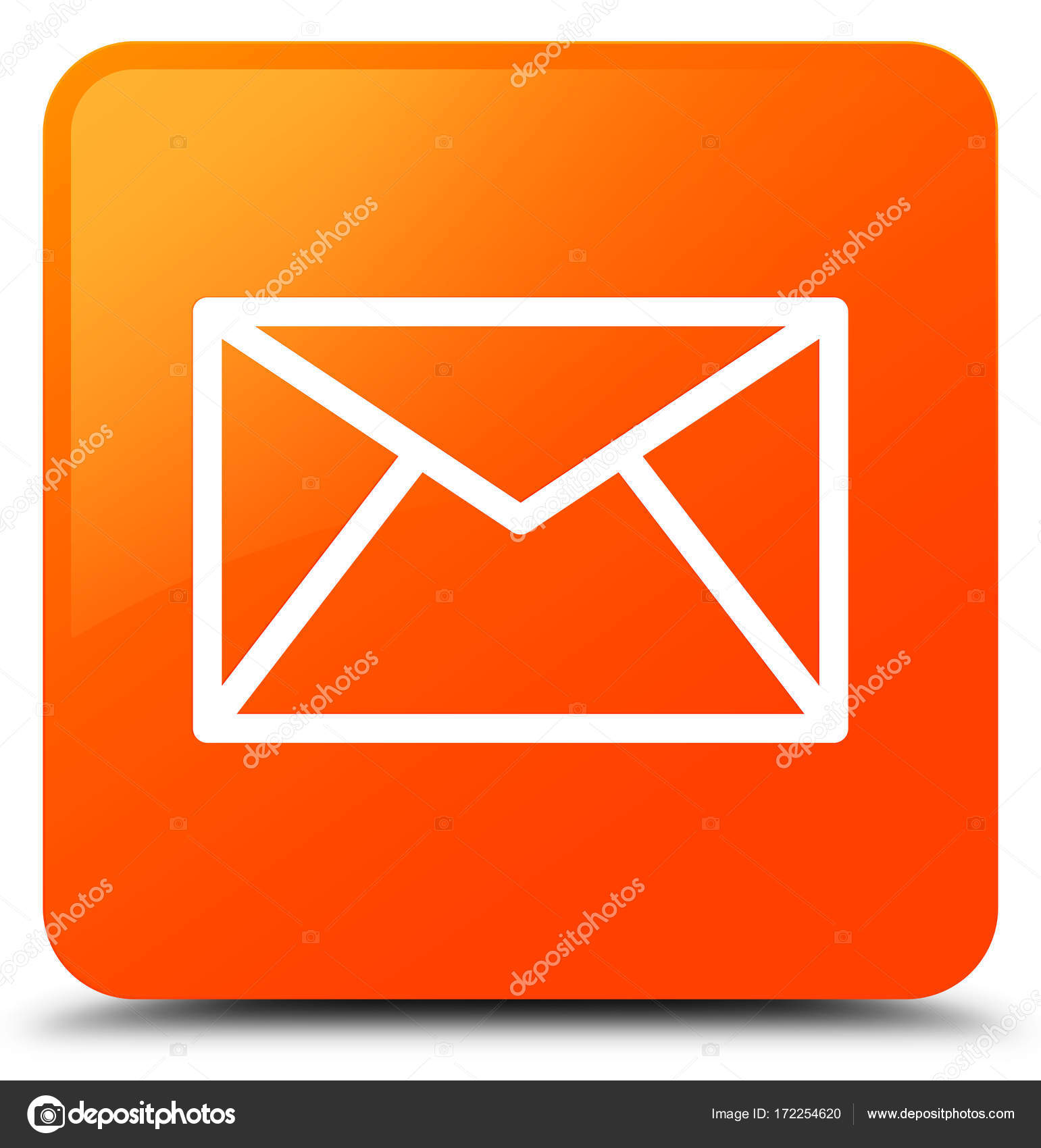 Orange Email Icon