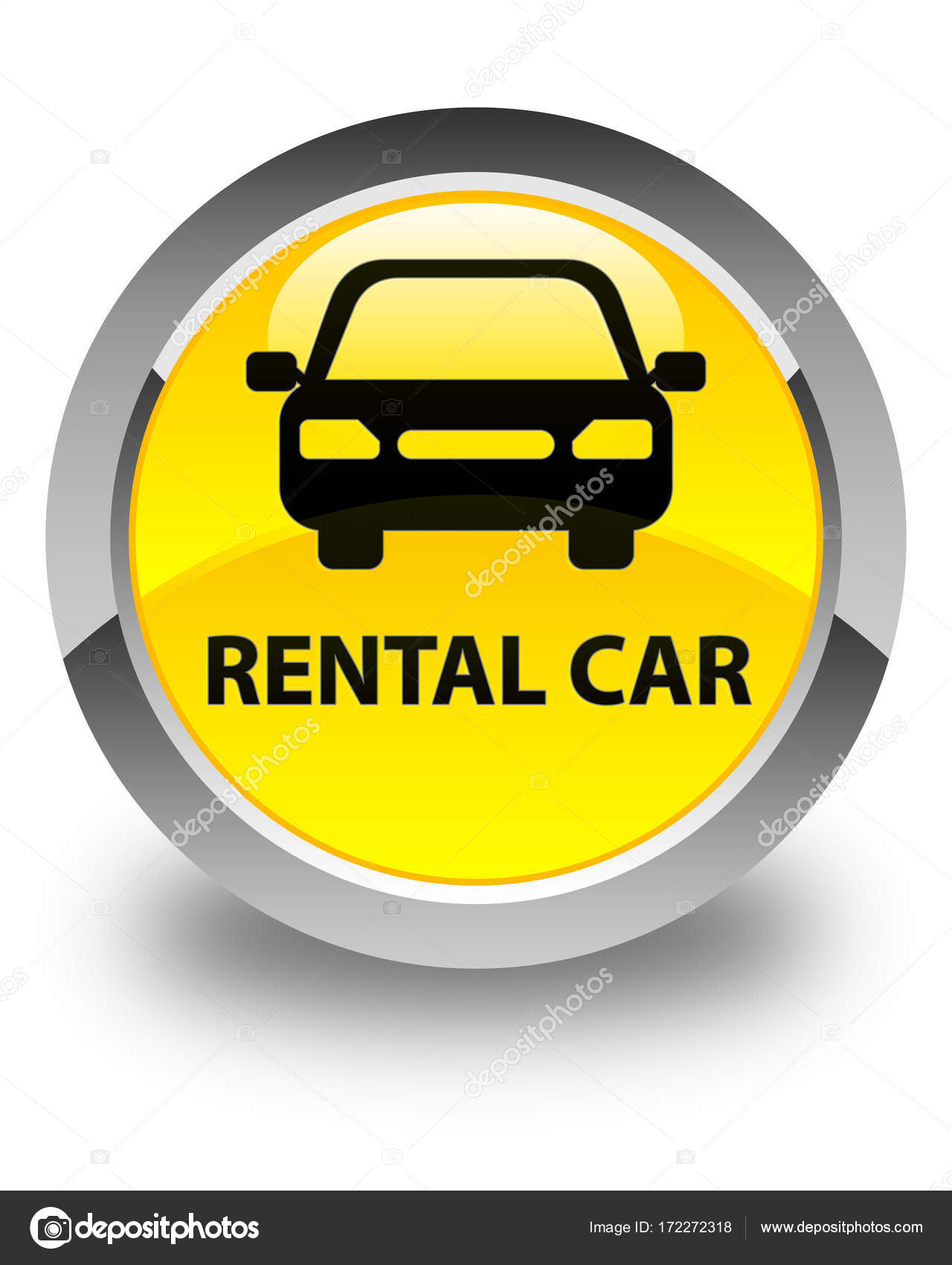 Rental car glossy yellow round button — Stock Photo © FR_Design #172272318 Rental car glossy yellow round button — Stock Photo © FR_Design #172272318