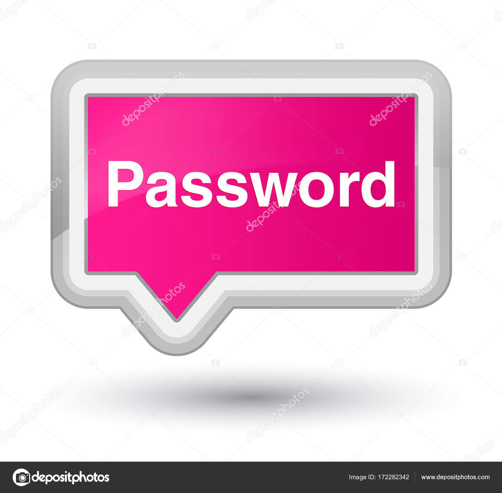 Contraseña primer botón de banner rosa — Foto de stock #172282342 © FR ...