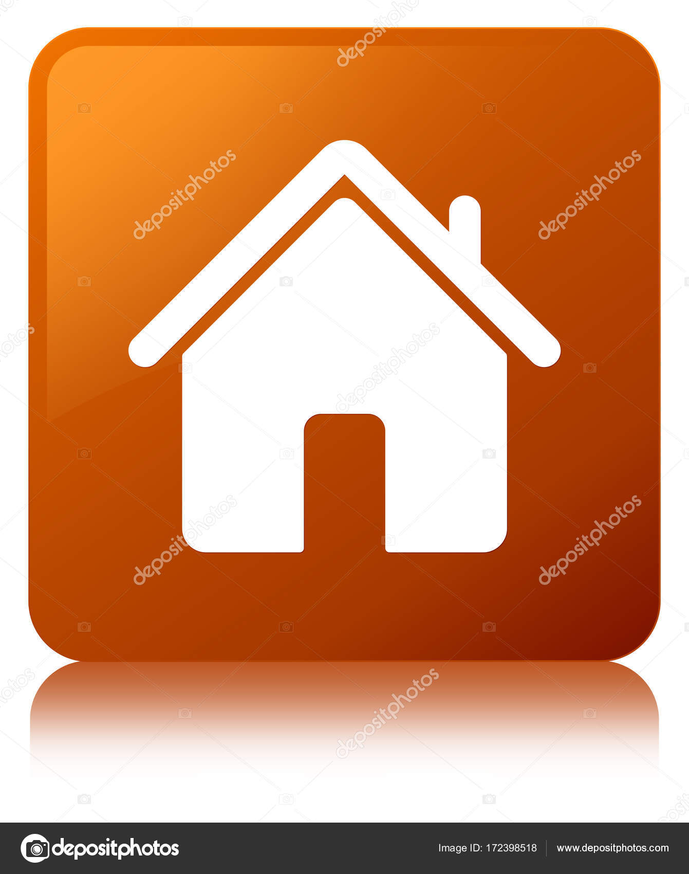 Square Home Button Icon