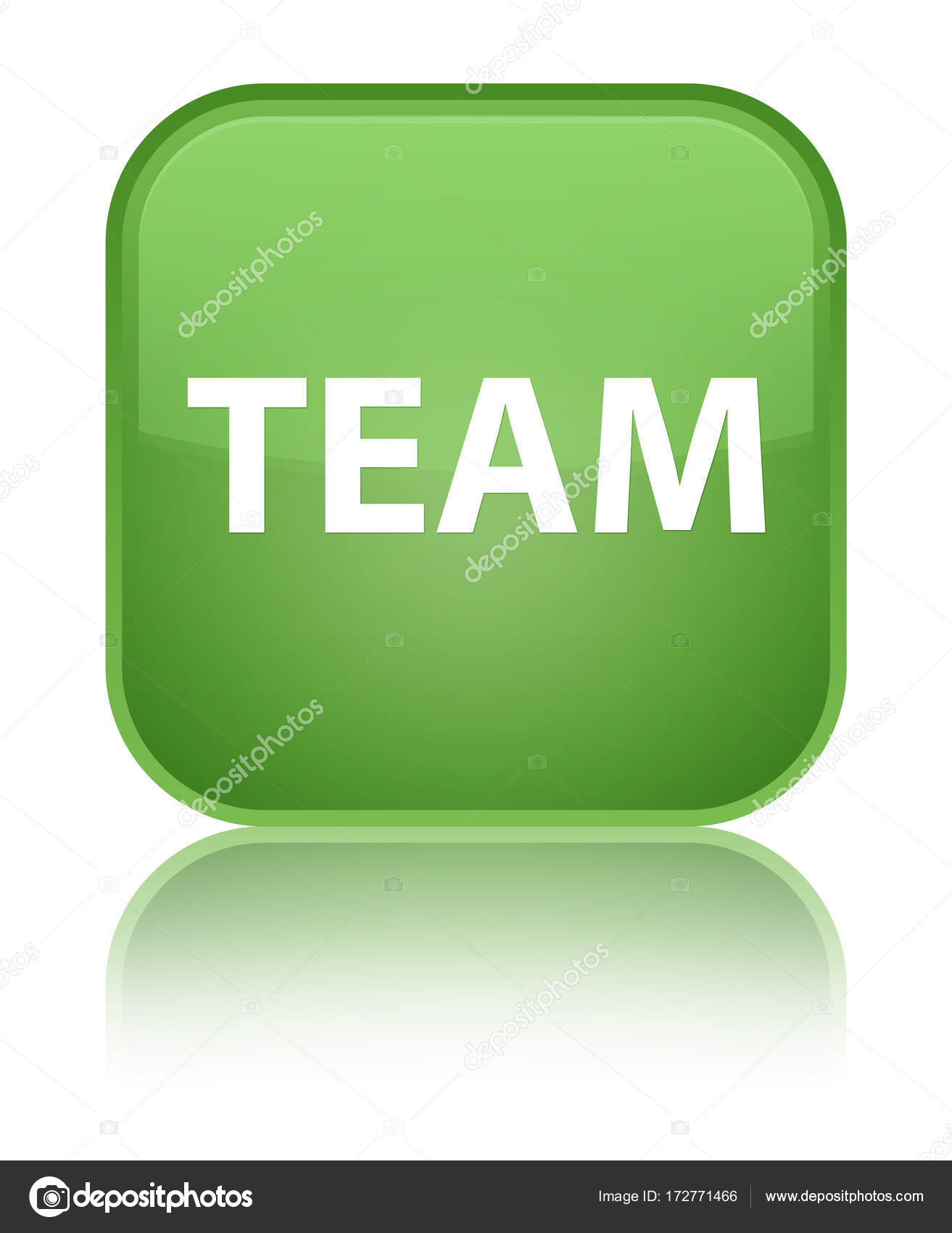Team special soft green square button — Stock Photo © FR_Design #172771466