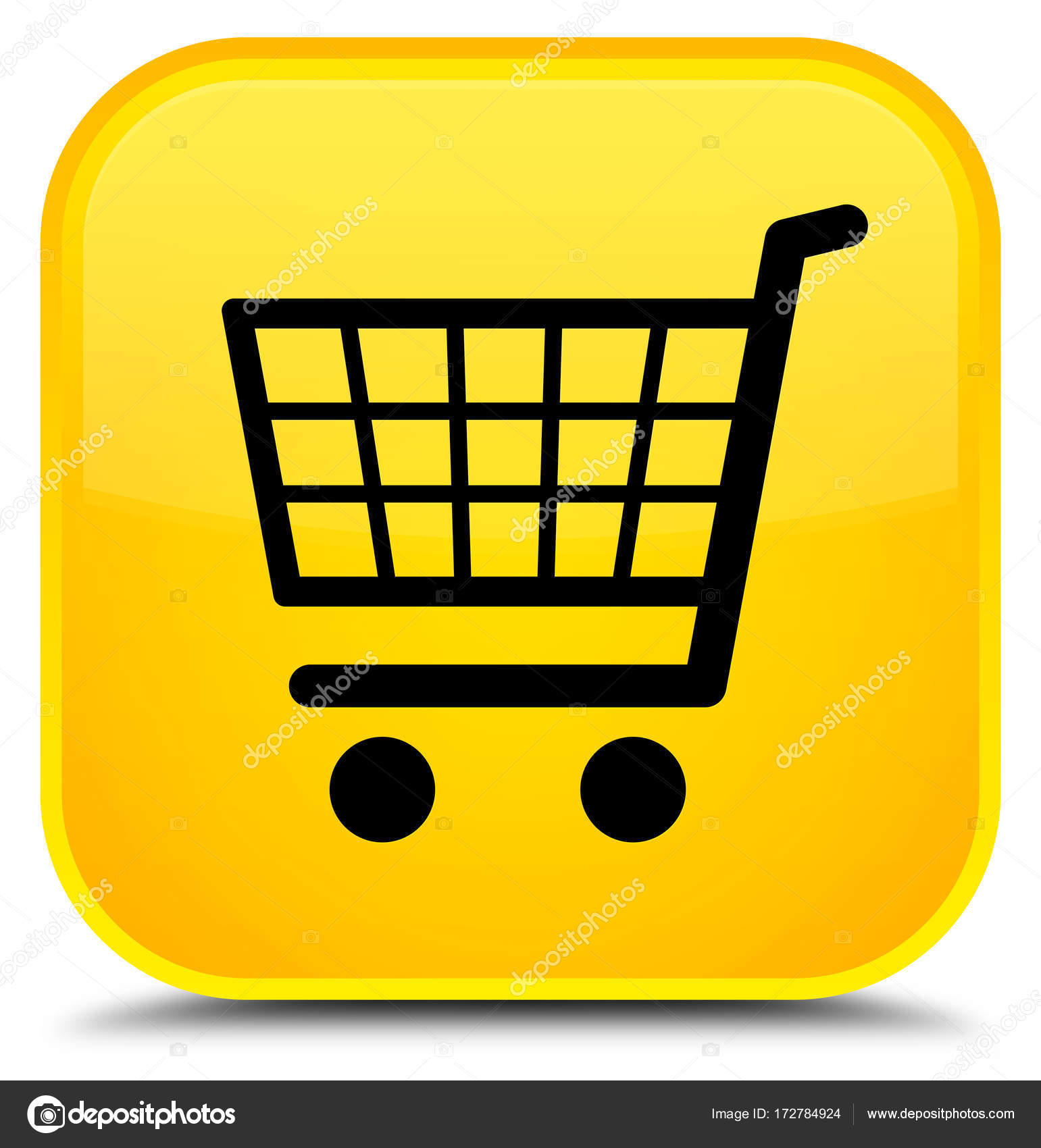 Ecommerce icon special yellow square button — Stock Photo © FR_Design ...