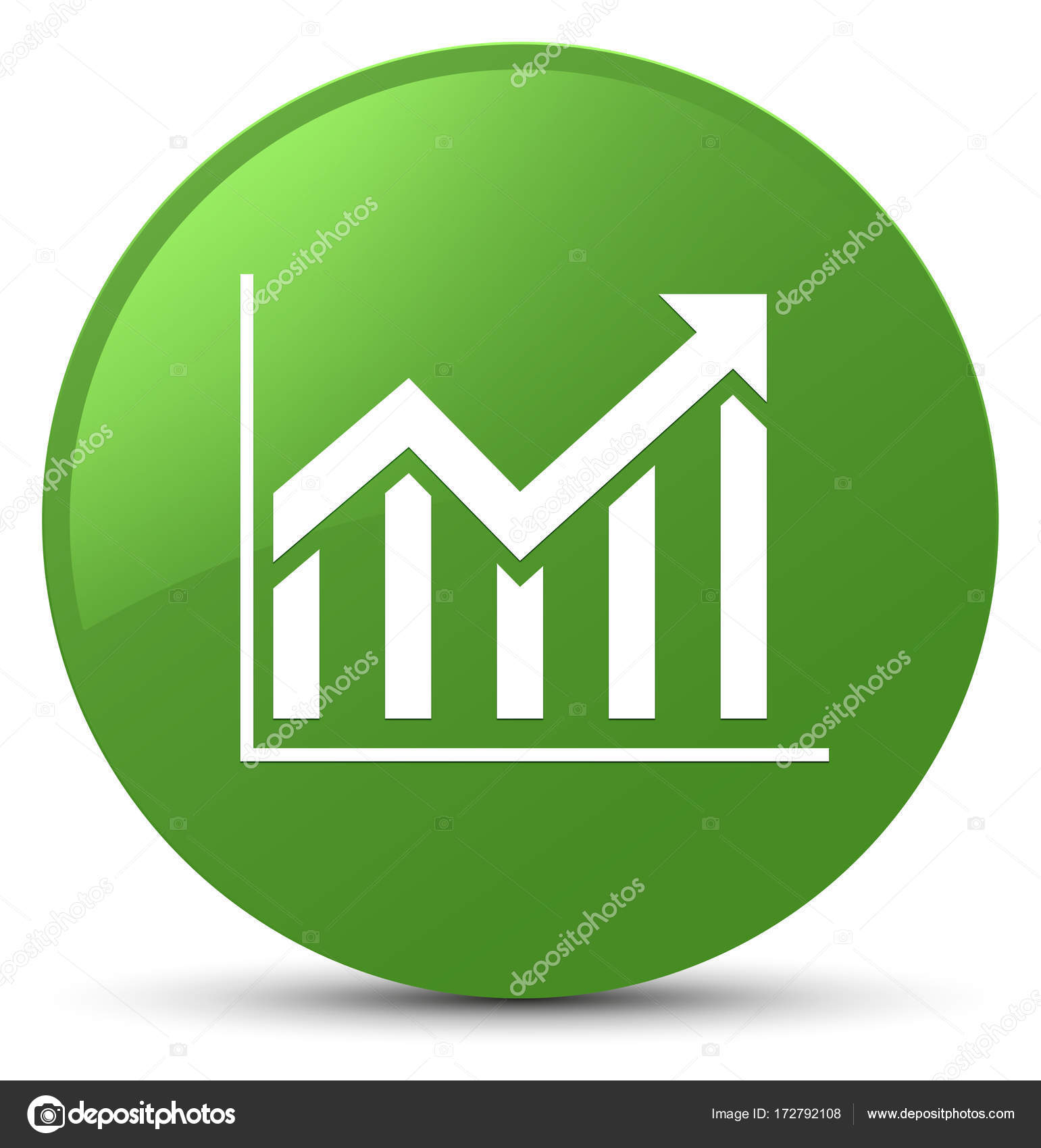 Statistics icon soft green round button — Stock Photo © FR_Design ... Statistics icon soft green round button — Stock Photo © FR_Design ...