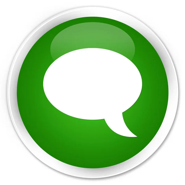 Chat icon premium green round button Stock Photo by ©FR_Design 173162714