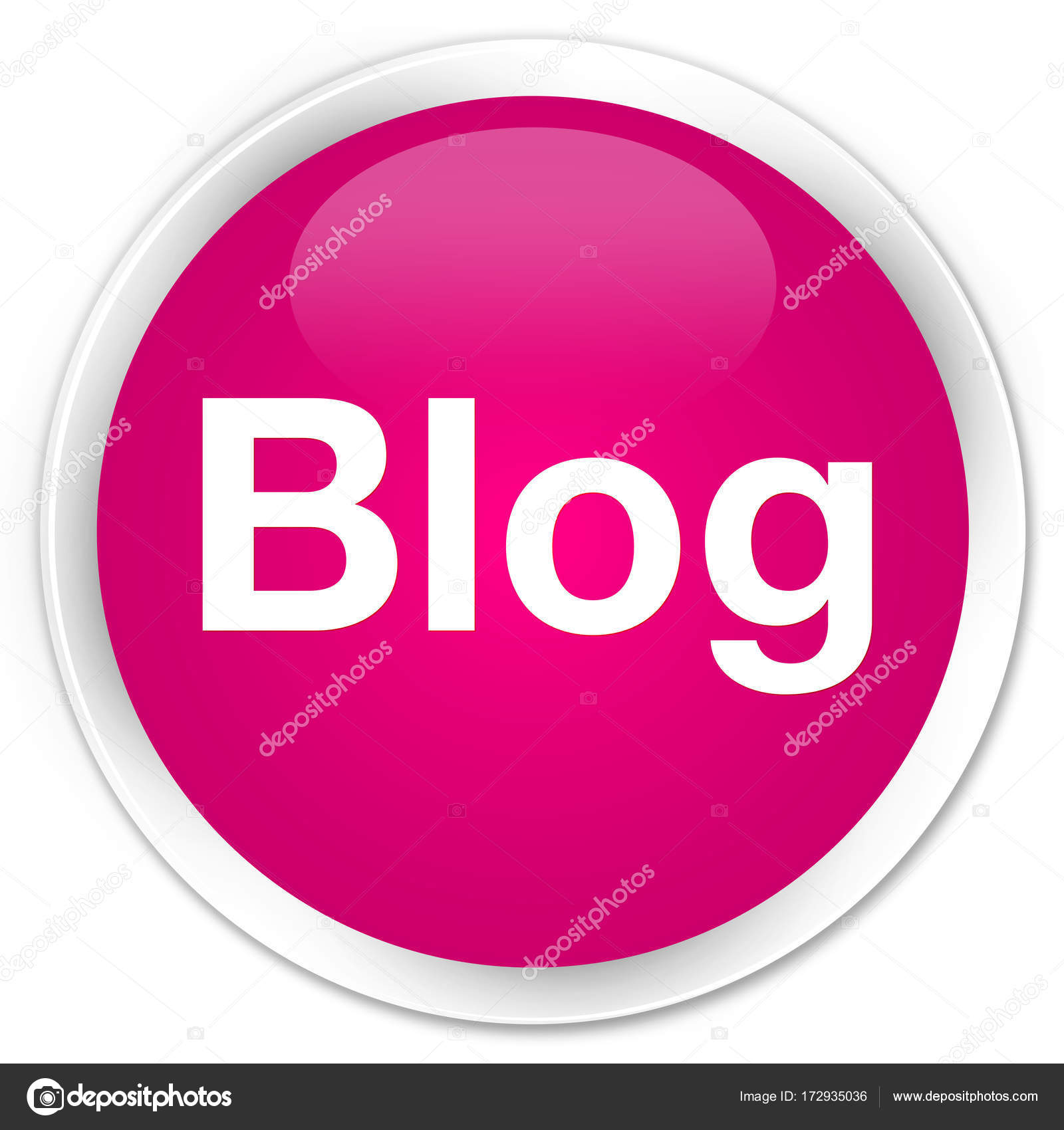 Blog premium pink round button — Stock Photo © FR_Design #172935036