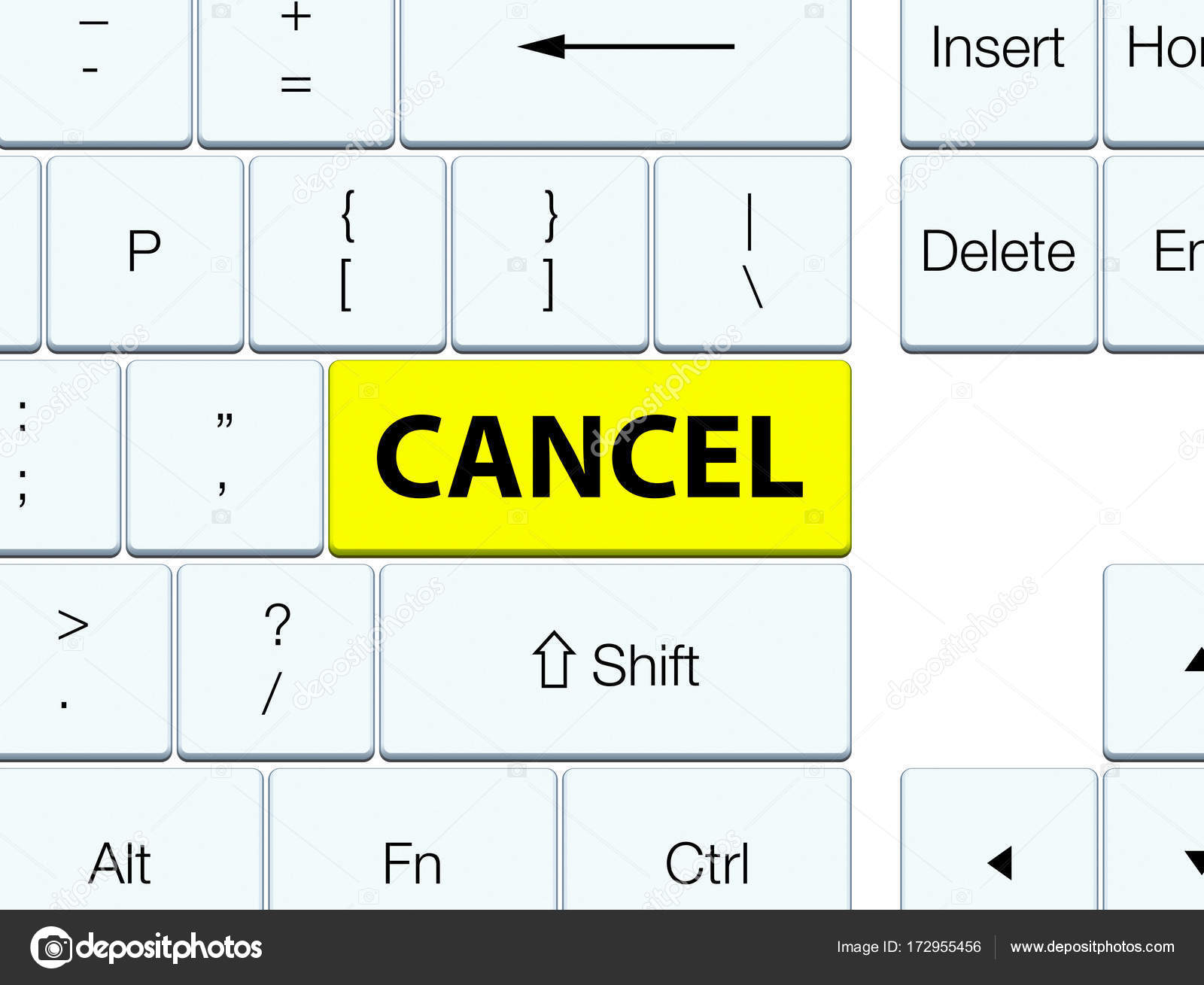 Cancel Button Yellow