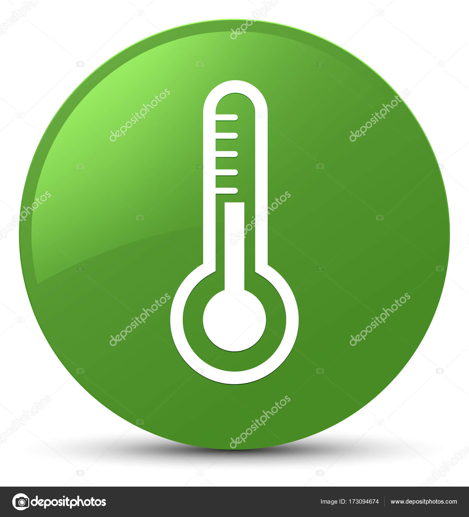 Thermometer icon soft green round button — Stock Photo © FR_Design ... Thermometer icon soft green round button — Stock Photo © FR_Design ...