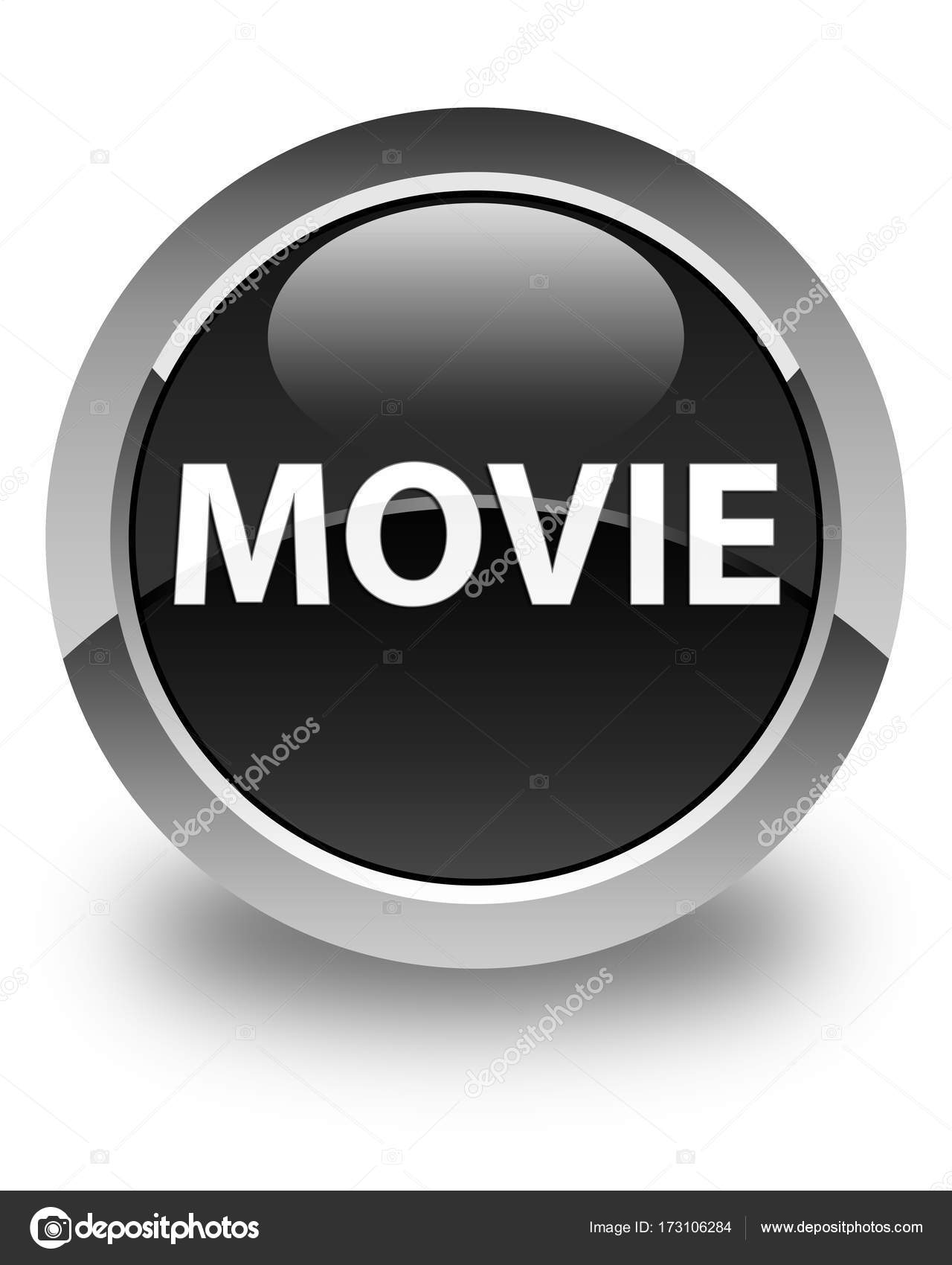 Movie glossy black round button — Stock Photo © FR_Design #173106284 Movie glossy black round button — Stock Photo © FR_Design #173106284